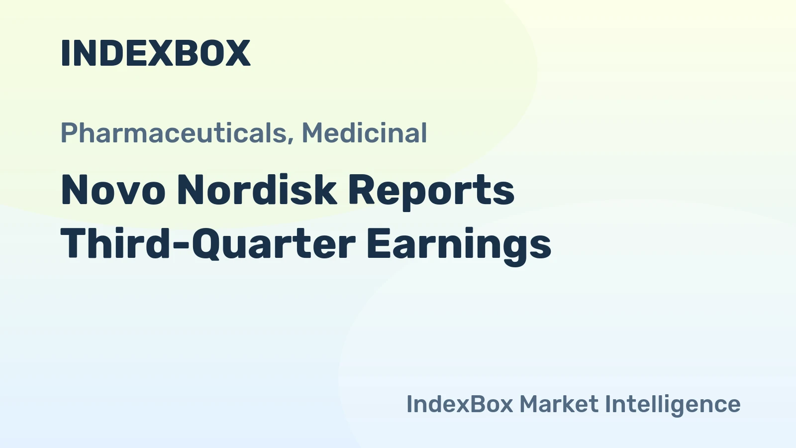 Novo Nordisk Reports Third-Quarter Earnings
