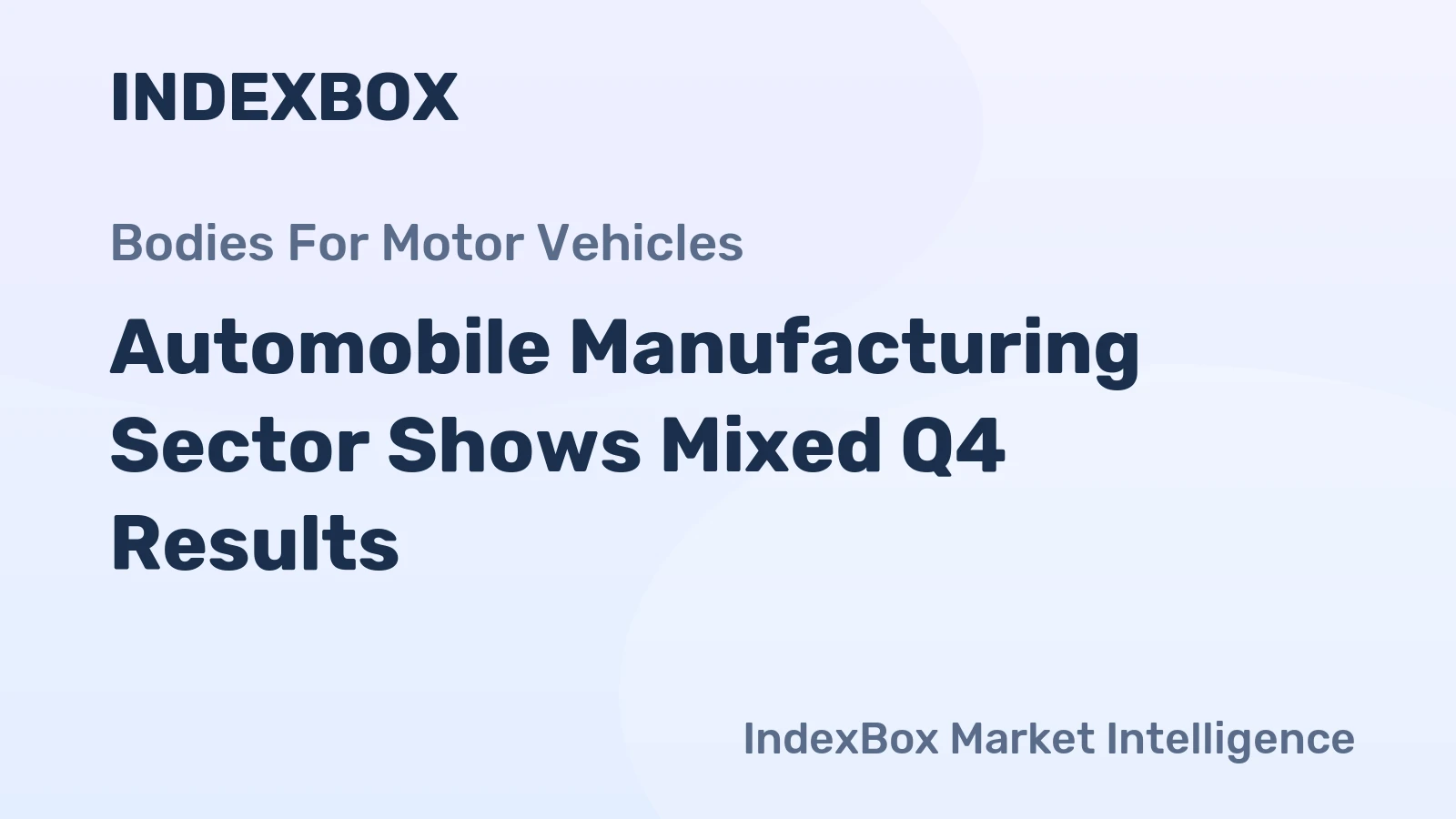 Automobile Manufacturing Sector Shows Mixed Q4 Results