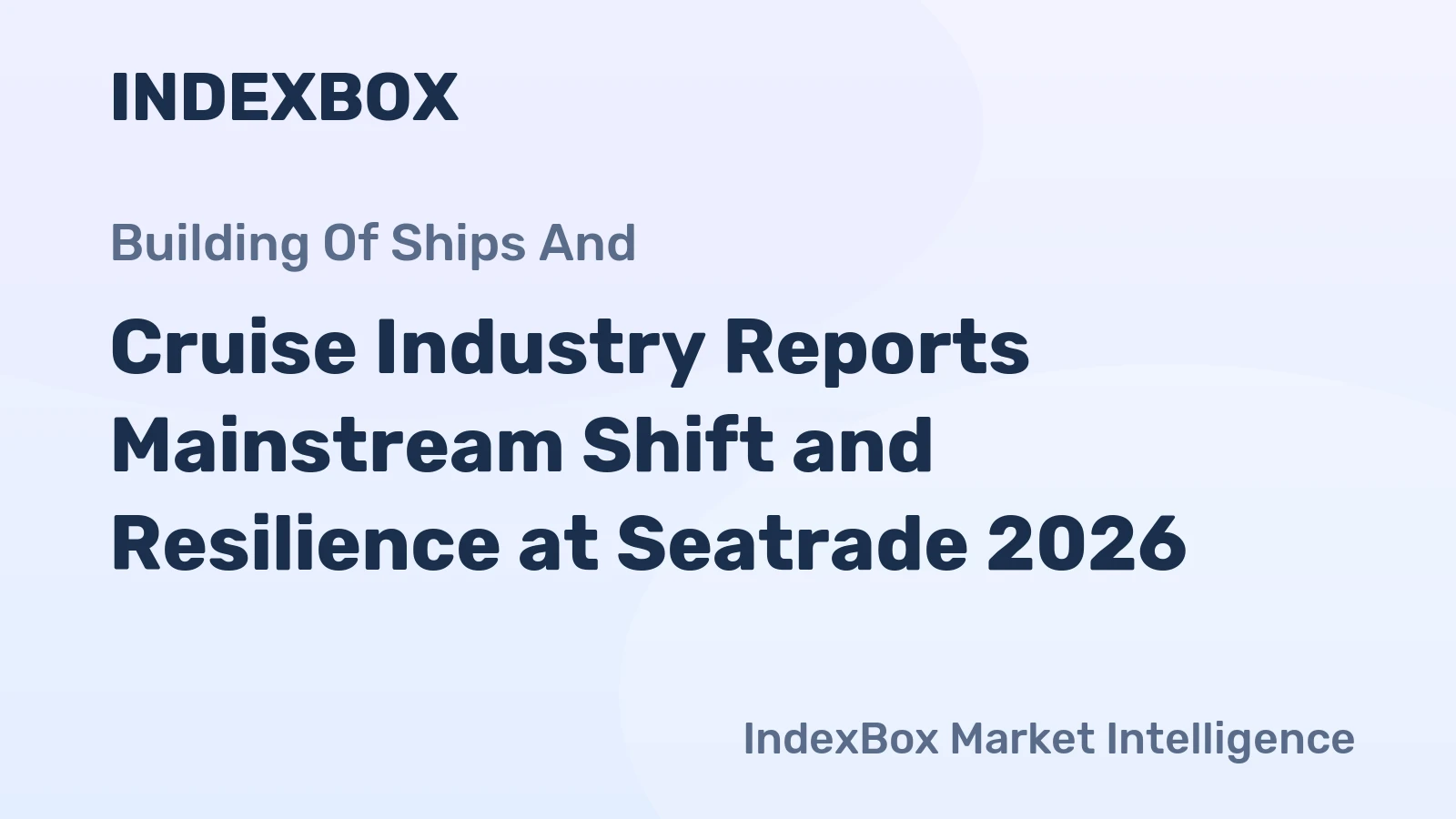 Cruise Industry Reports Mainstream Shift and Resilience at Seatrade 2026