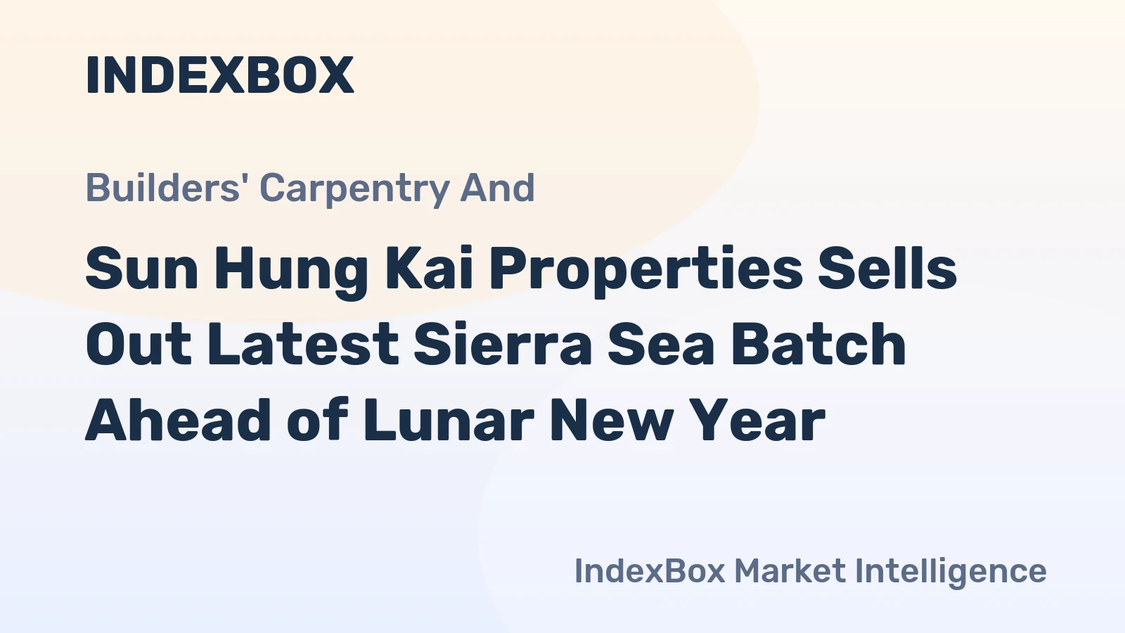 Sun Hung Kai Properties Sells Out Latest Sierra Sea Batch Ahead of Lunar New Year
