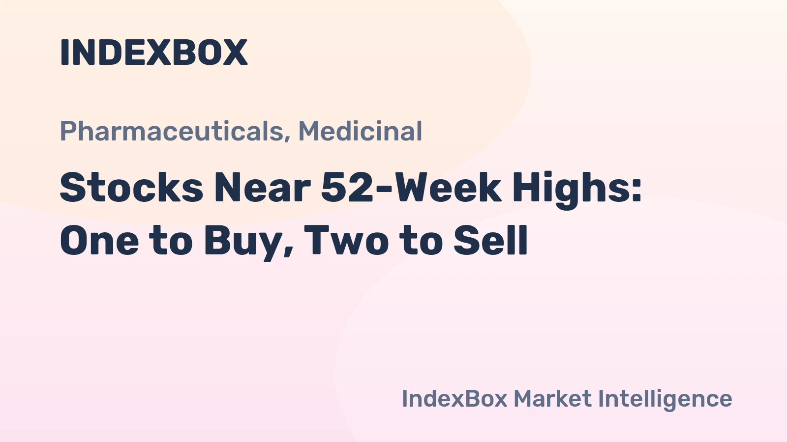 Stocks Near 52-Week Highs: One to Buy, Two to Sell