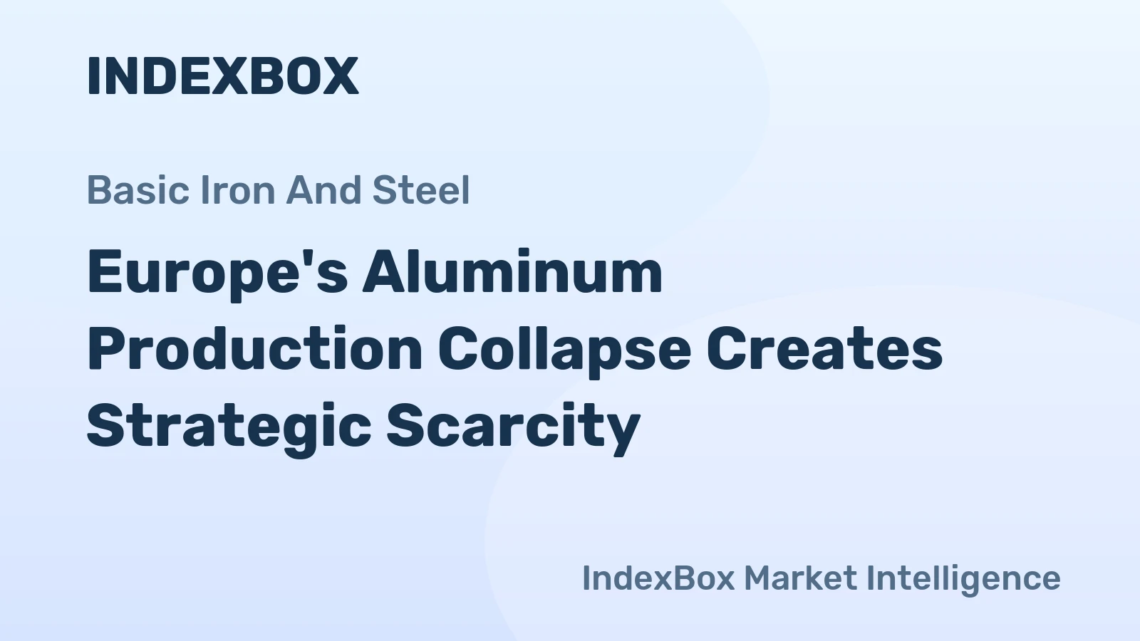 Europe's Aluminum Production Collapse Creates Strategic Scarcity