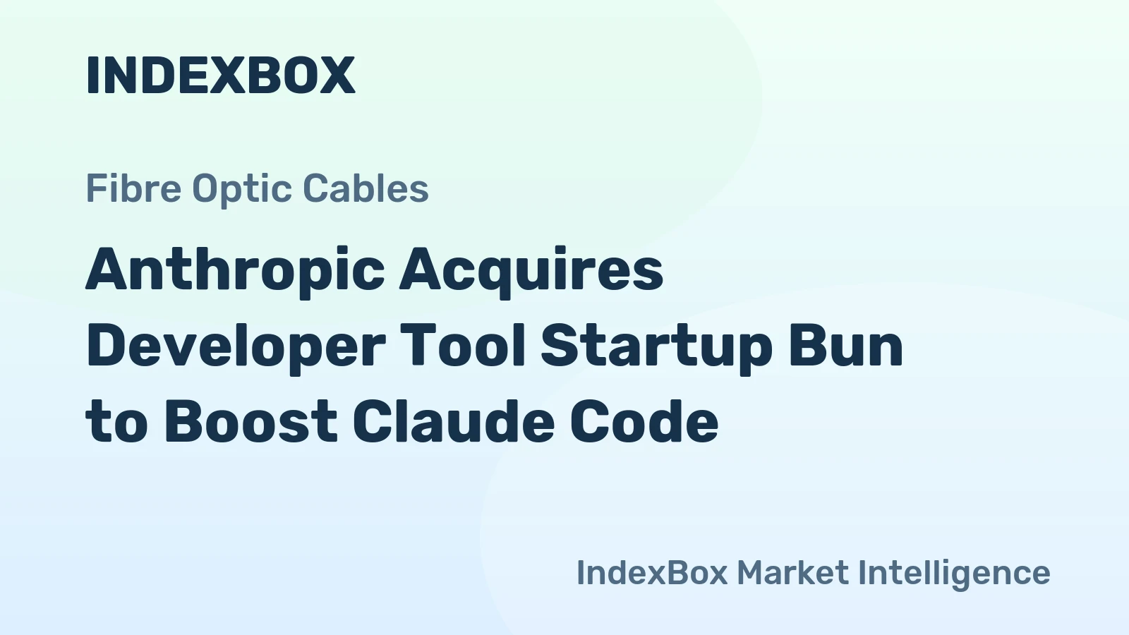 Anthropic Acquires Developer Tool Startup Bun to Boost Claude Code