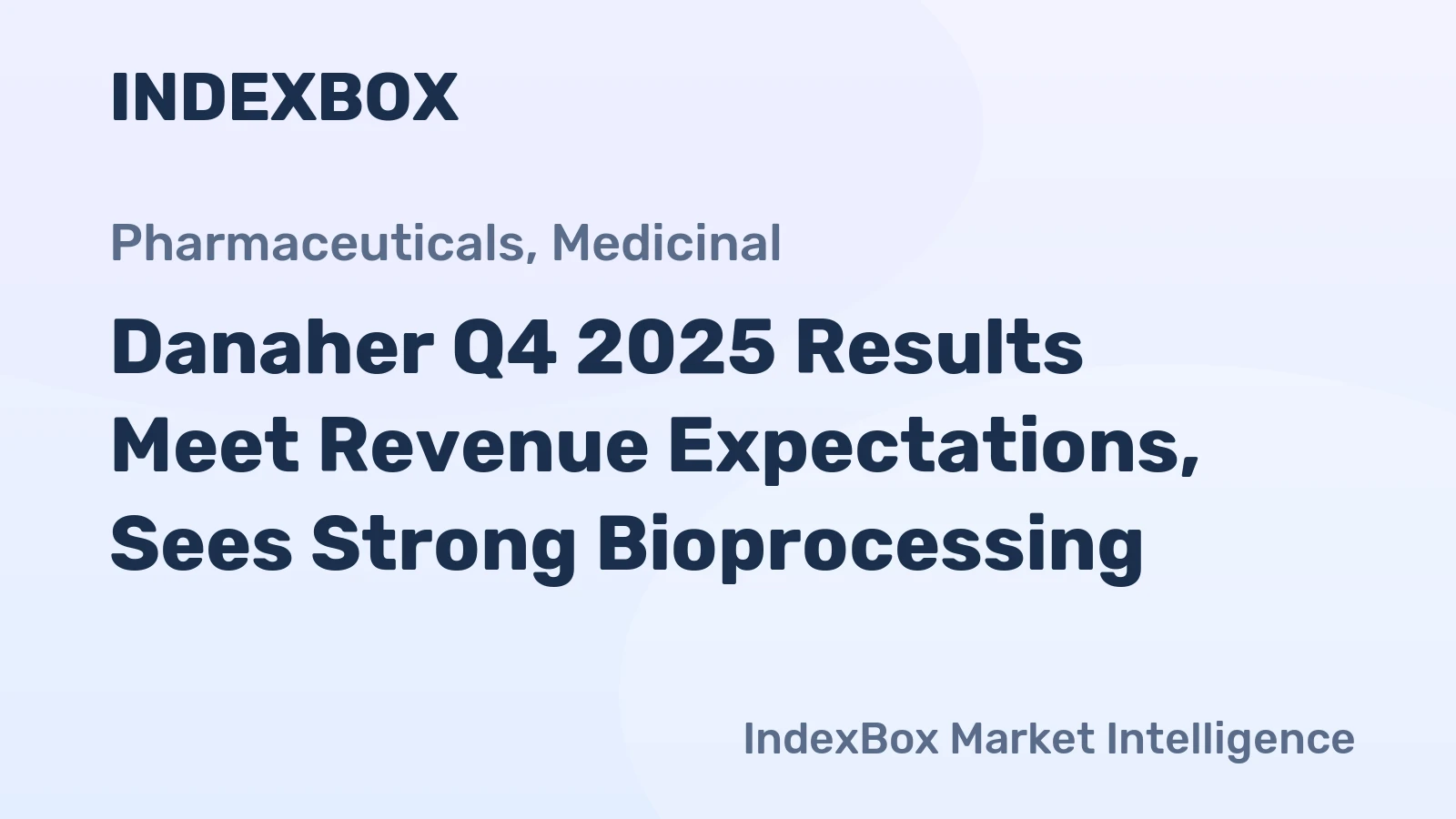 Danaher Q4 2025 Results Meet Revenue Expectations, Sees Strong Bioprocessing