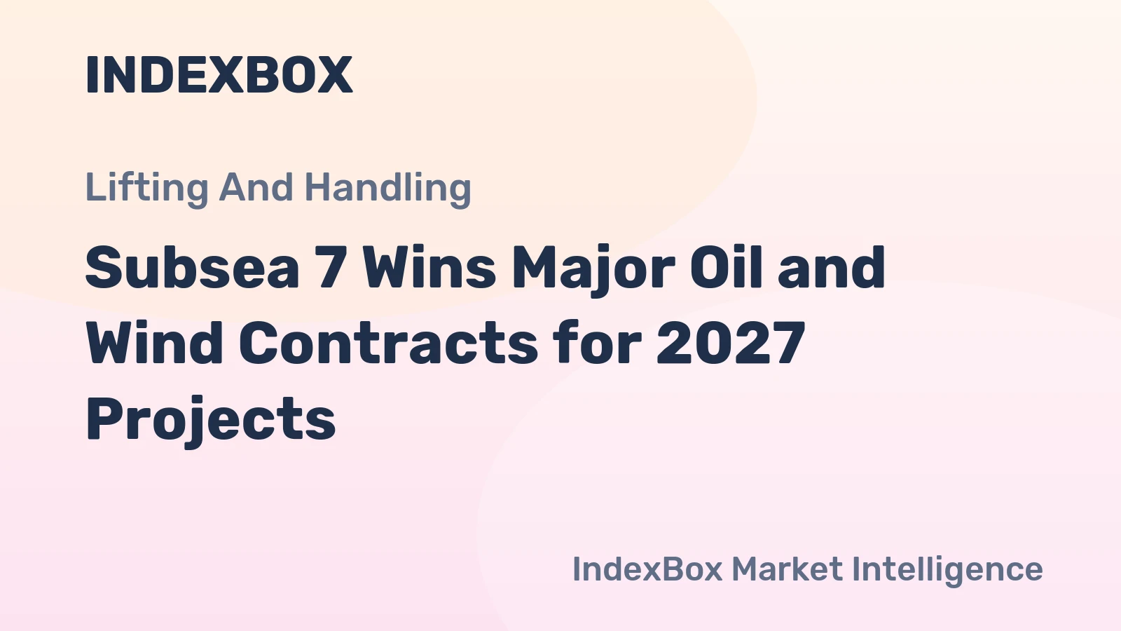 Subsea 7 Wins Major Oil and Wind Contracts for 2027 Projects
