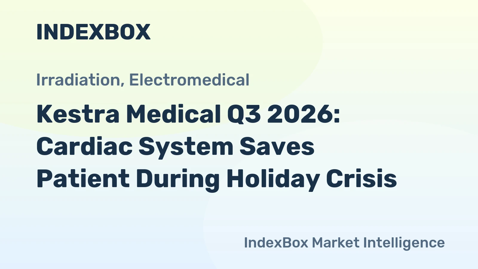 Kestra Medical Q3 2026: Cardiac System Saves Patient During Holiday Crisis