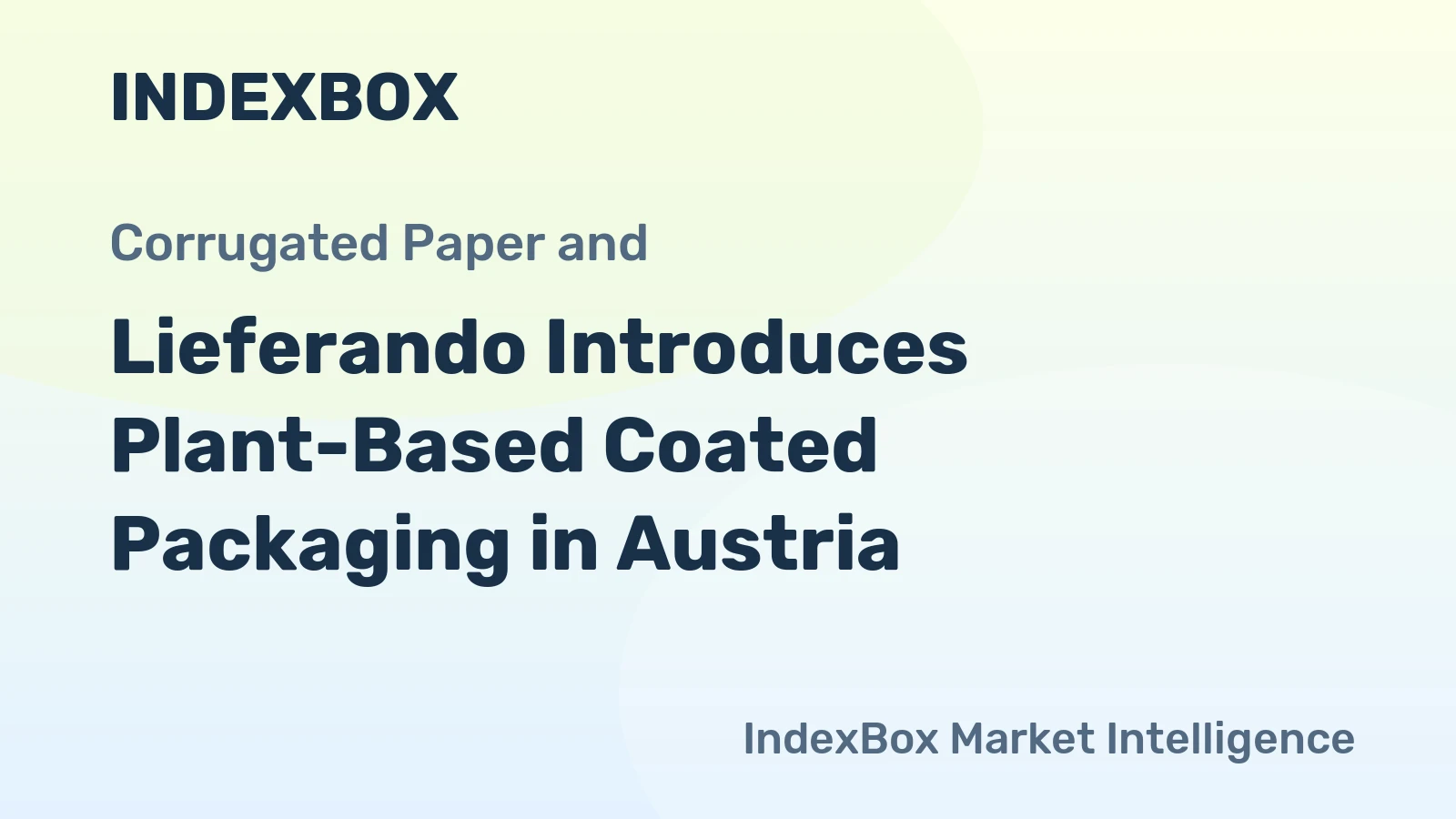 Lieferando Introduces Plant-Based Coated Packaging in Austria