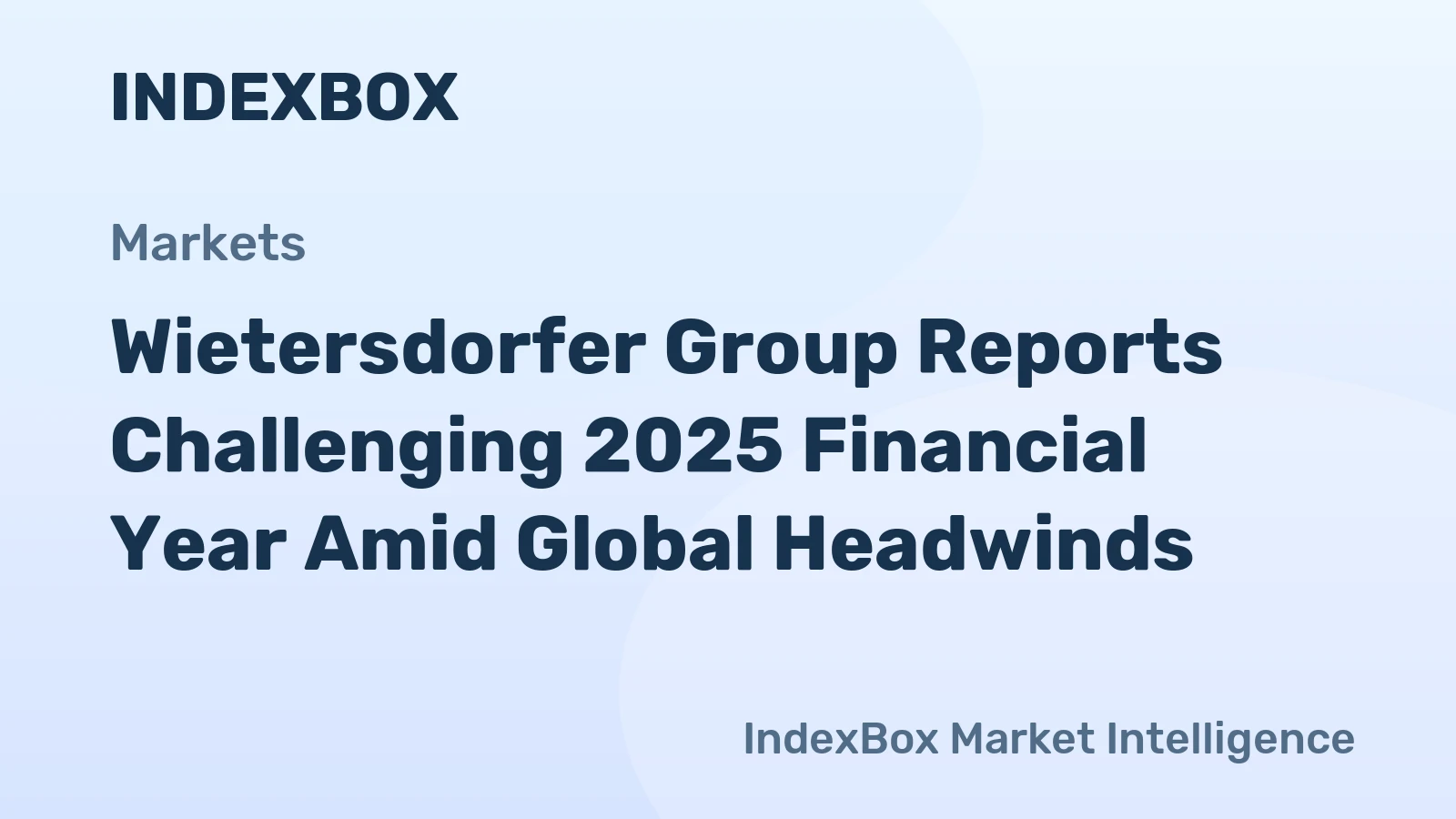Wietersdorfer Group Reports Challenging 2025 Financial Year Amid Global Headwinds