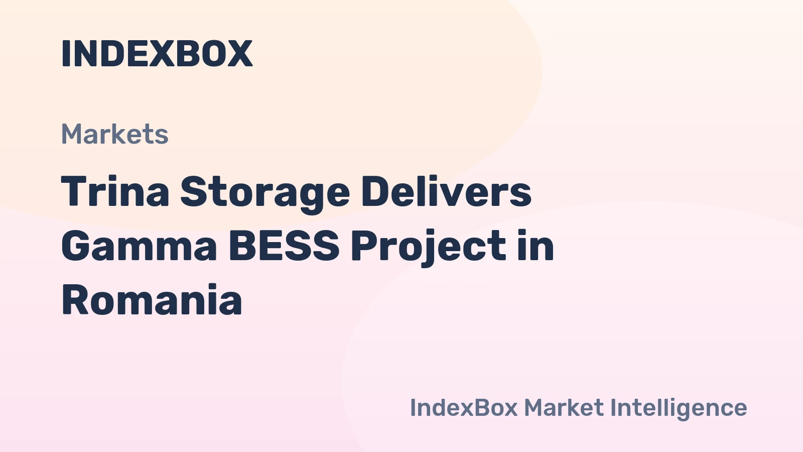 Trina Storage Delivers Gamma BESS Project in Romania