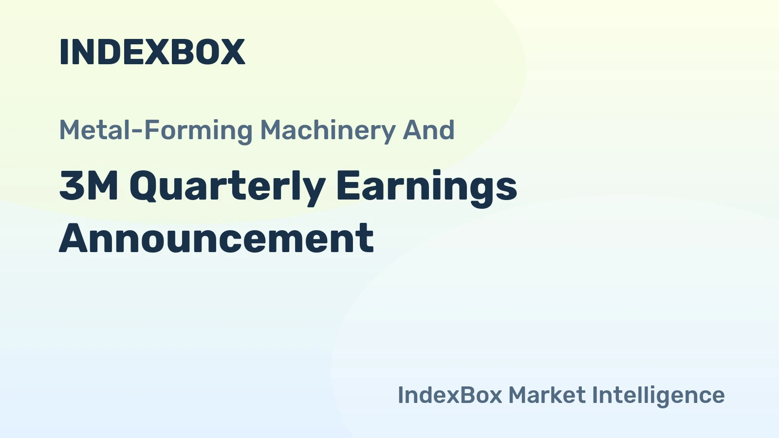 3M Quarterly Earnings Announcement