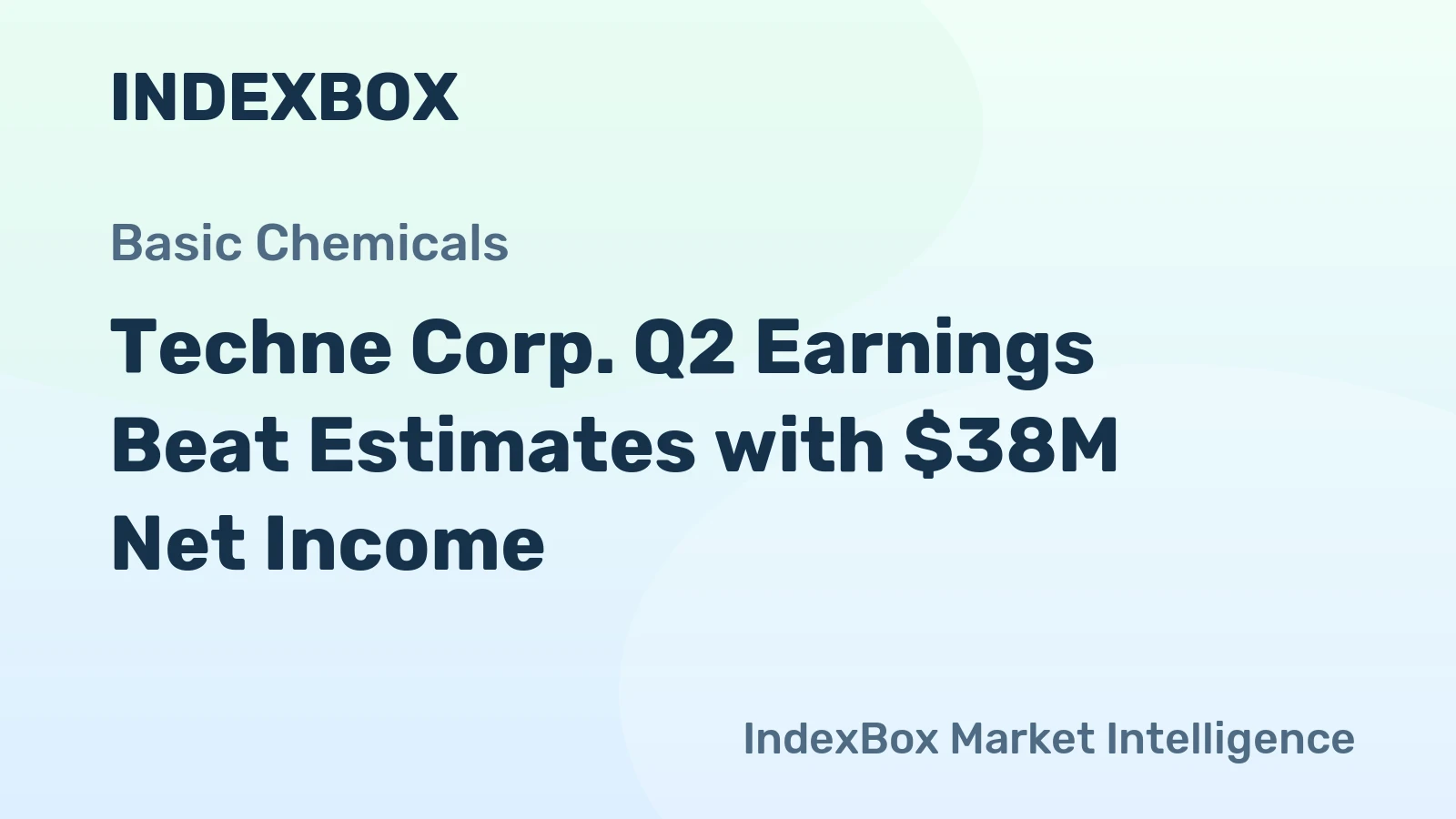Techne Corp. Q2 Earnings Beat Estimates with $38M Net Income