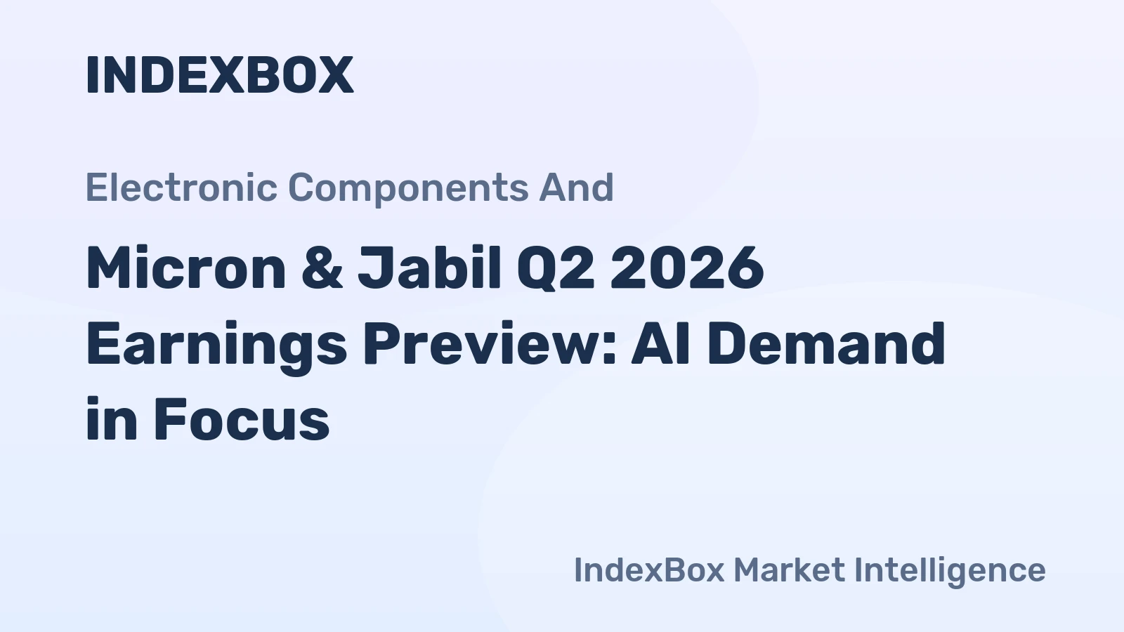 Micron & Jabil Q2 2026 Earnings Preview: AI Demand in Focus