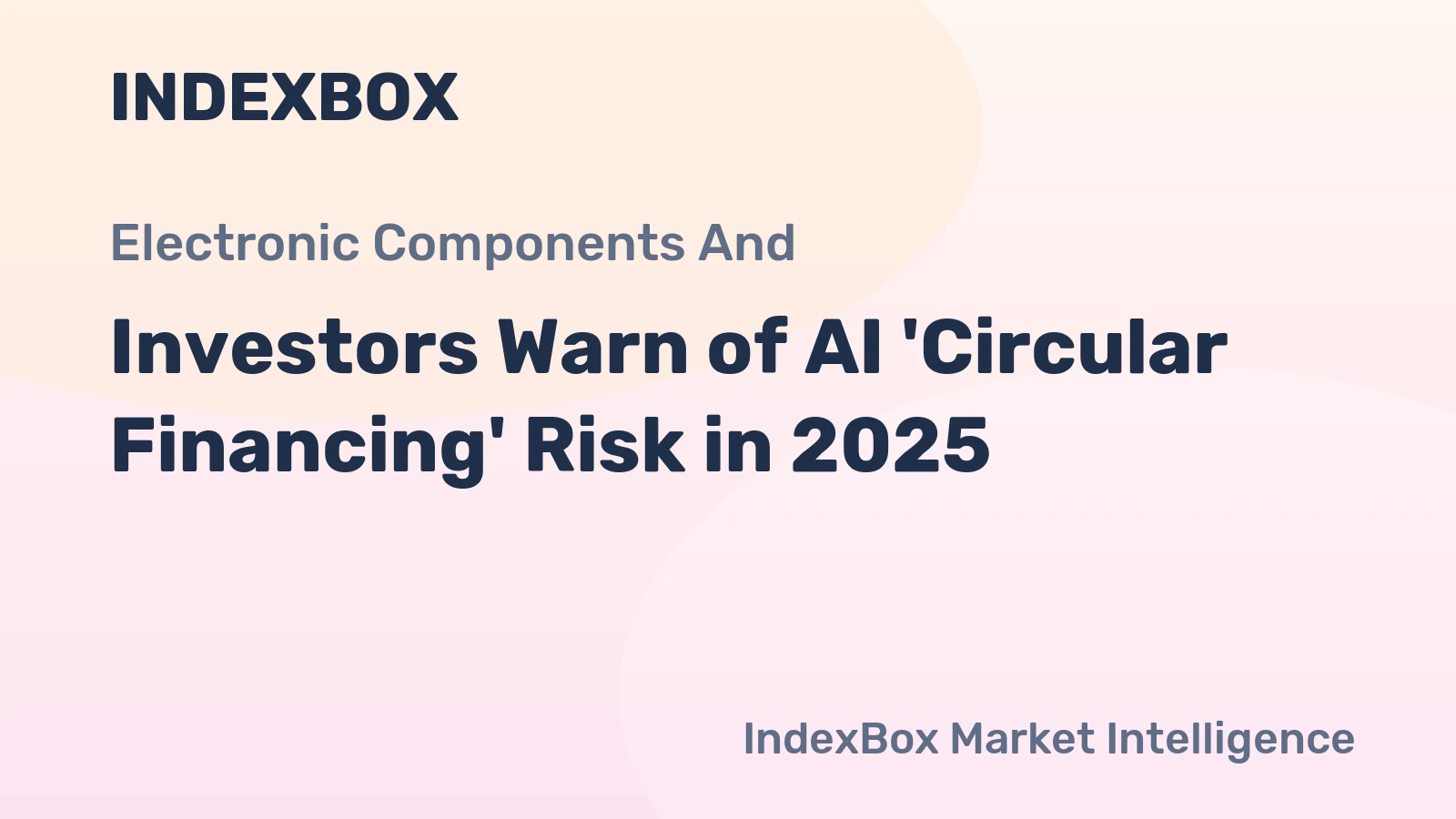 Investors Warn of AI 'Circular Financing' Risk in 2025