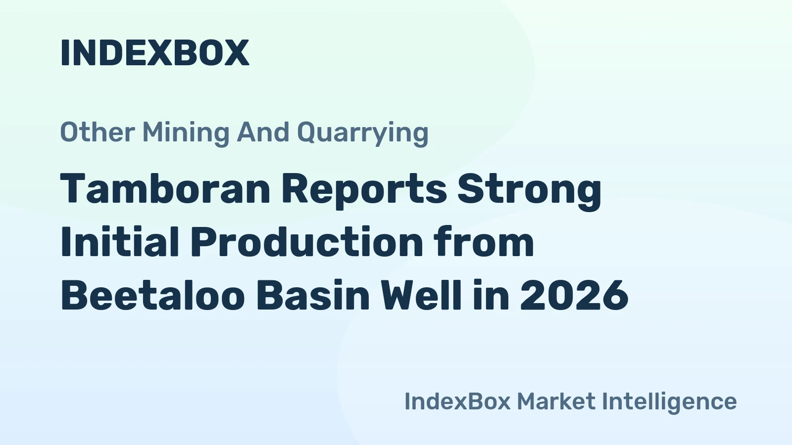 Tamboran Reports Strong Initial Production from Beetaloo Basin Well in 2026