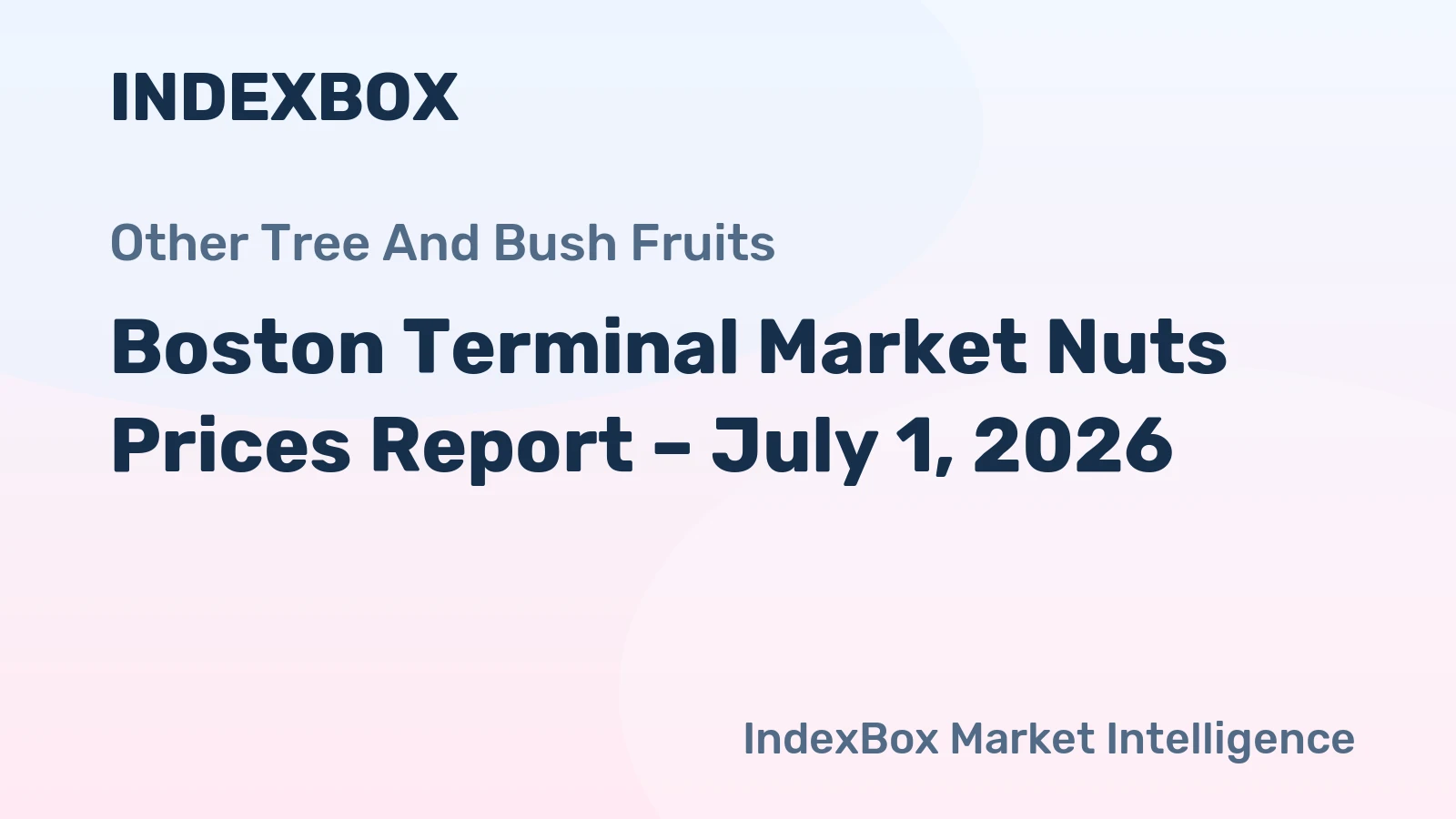 Boston Terminal Market Nuts Prices Report – July 1, 2026