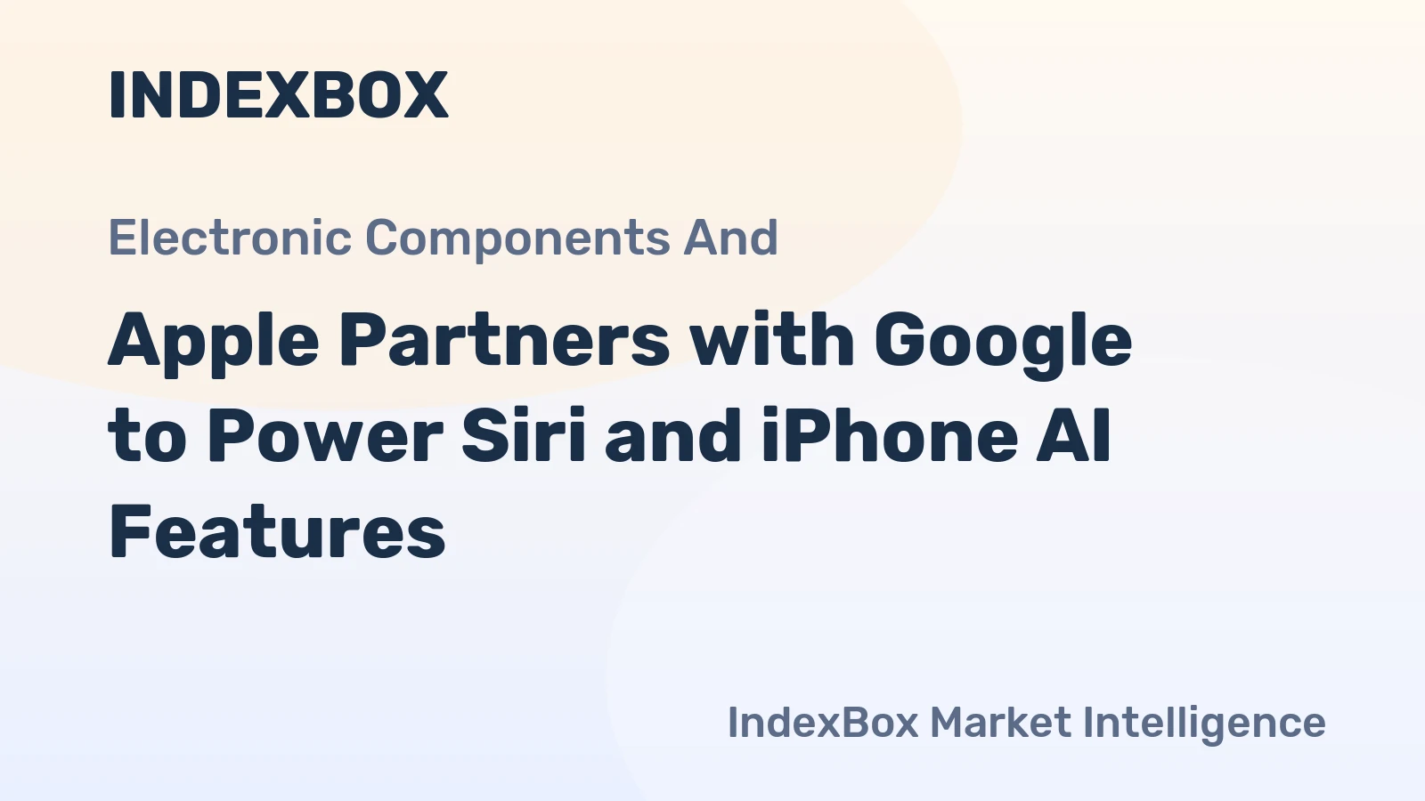 Apple Partners with Google to Power Siri and iPhone AI Features