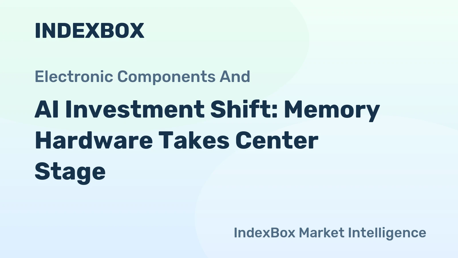 AI Investment Shift: Memory Hardware Takes Center Stage
