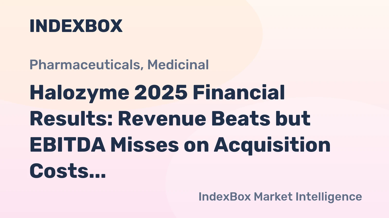Halozyme 2025 Financial Results: Revenue Beats but EBITDA Misses on Acquisition Costs