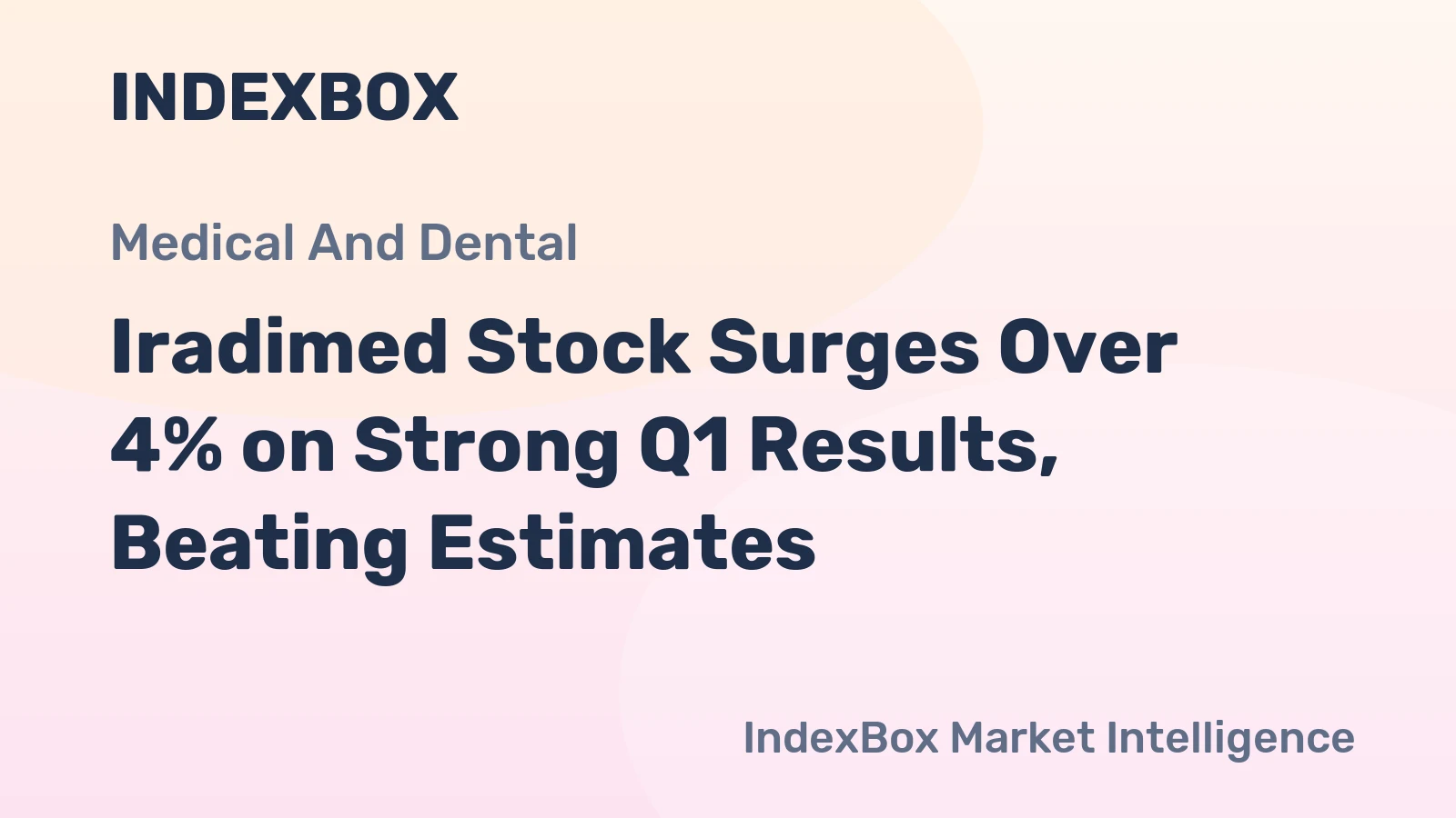 Iradimed Stock Surges Over 4% on Strong Q1 Results, Beating Estimates