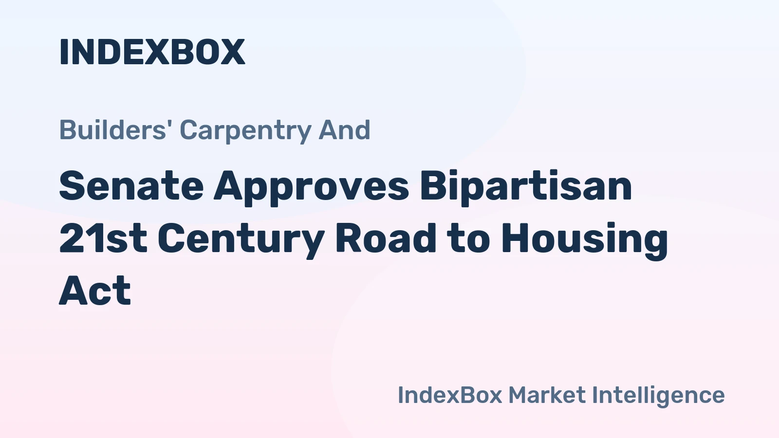 Senate Approves Bipartisan 21st Century Road to Housing Act