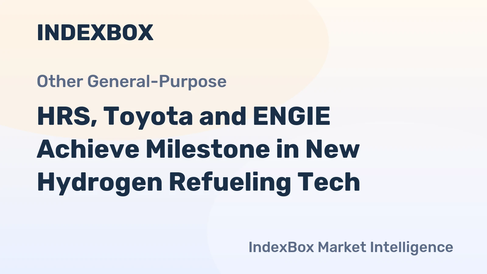 HRS, Toyota and ENGIE Achieve Milestone in New Hydrogen Refueling Tech