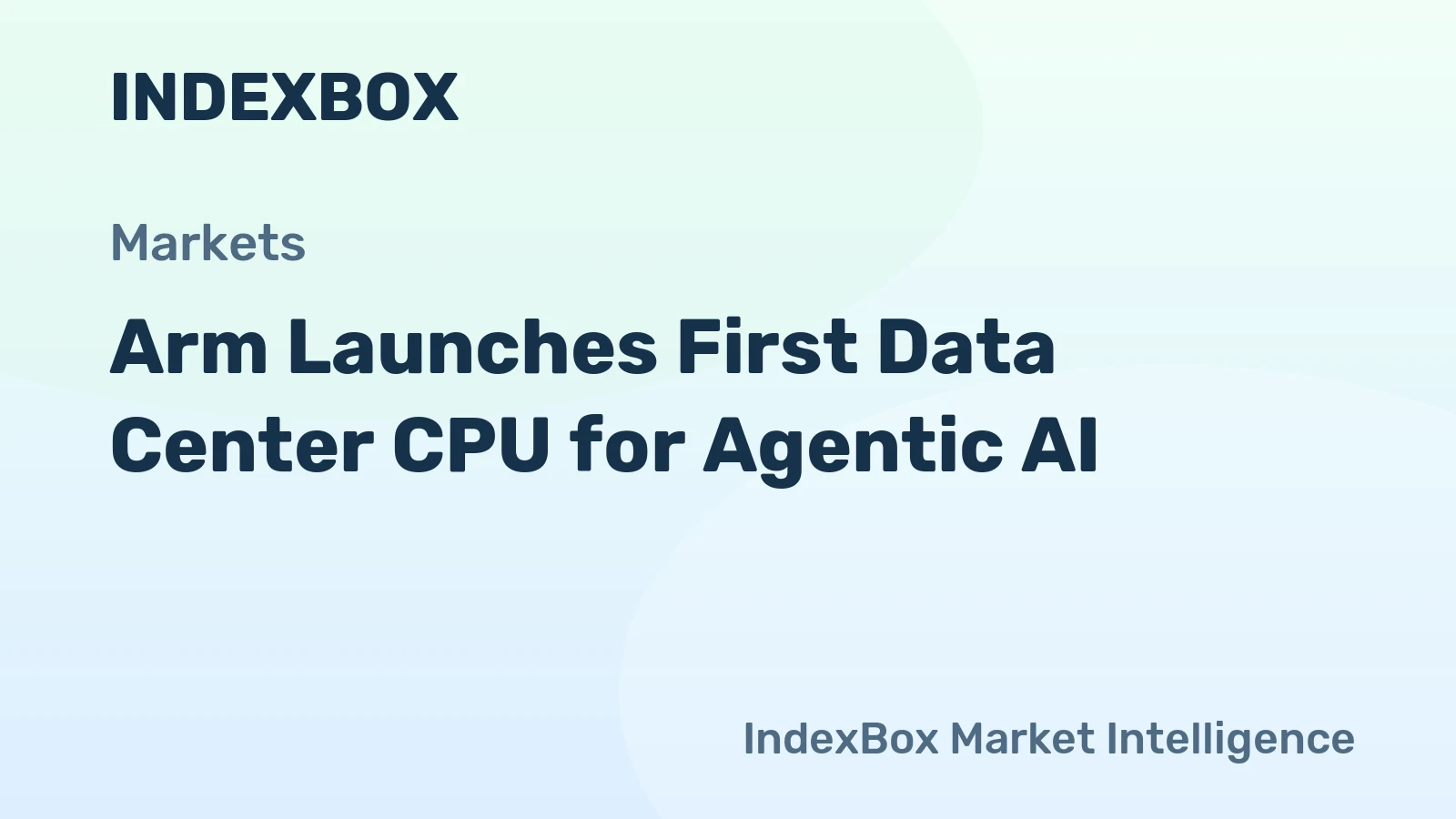 Arm Launches First Data Center CPU for Agentic AI