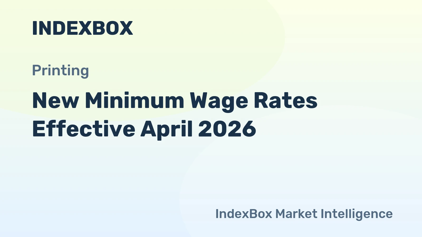 New Minimum Wage Rates Effective April 2026