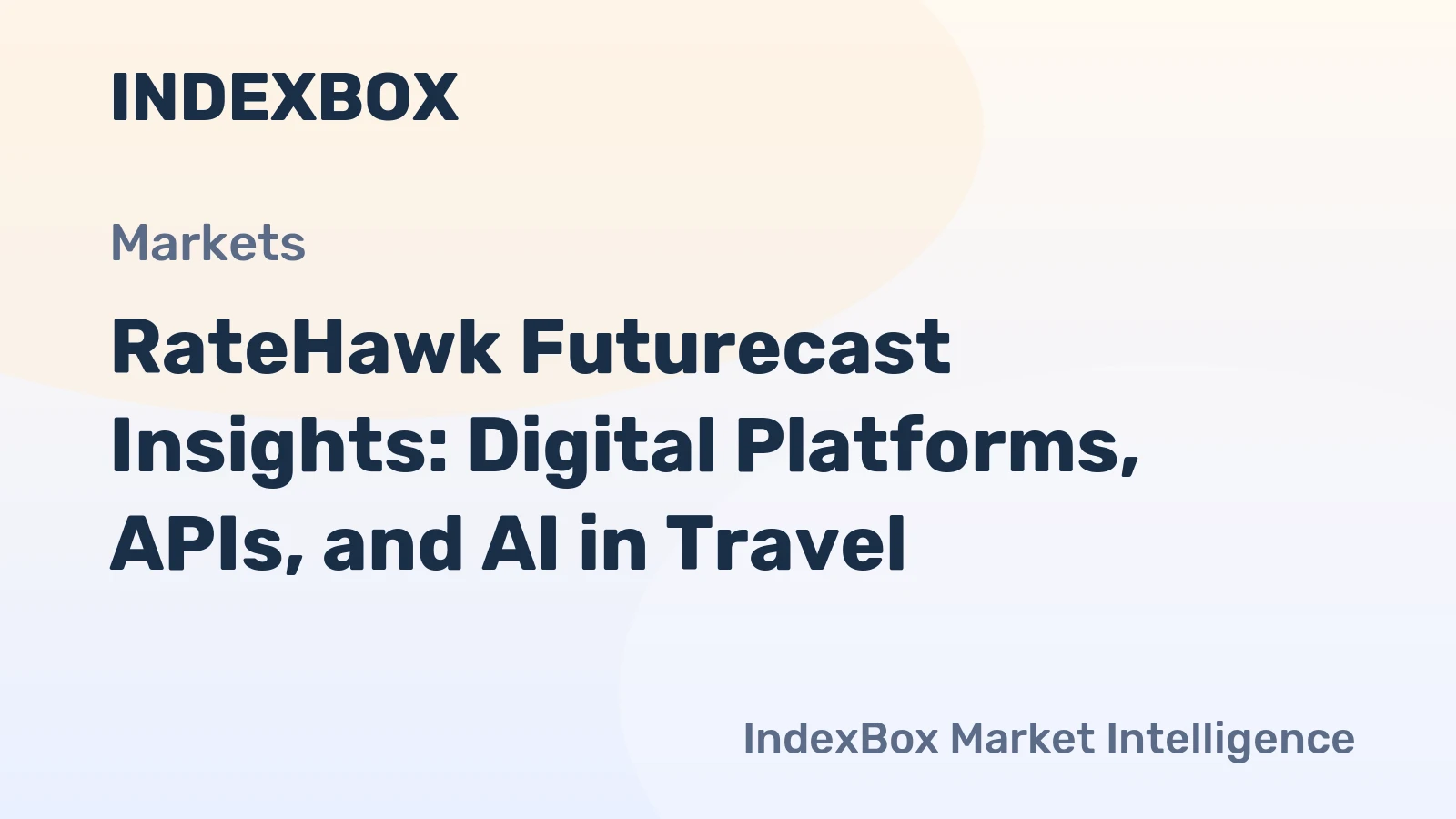 RateHawk Futurecast Insights: Digital Platforms, APIs, and AI in Travel