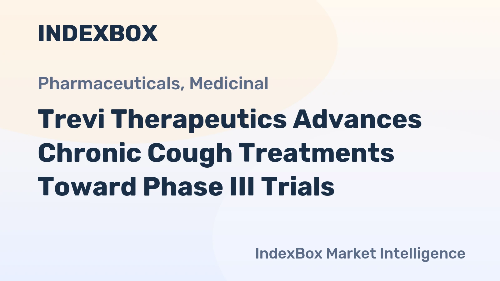 Trevi Therapeutics Advances Chronic Cough Treatments Toward Phase III Trials