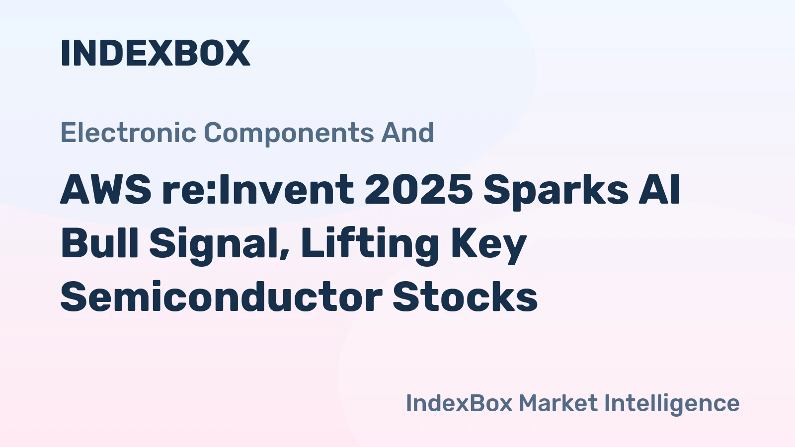 AWS re:Invent 2025 Sparks AI Bull Signal, Lifting Key Semiconductor Stocks