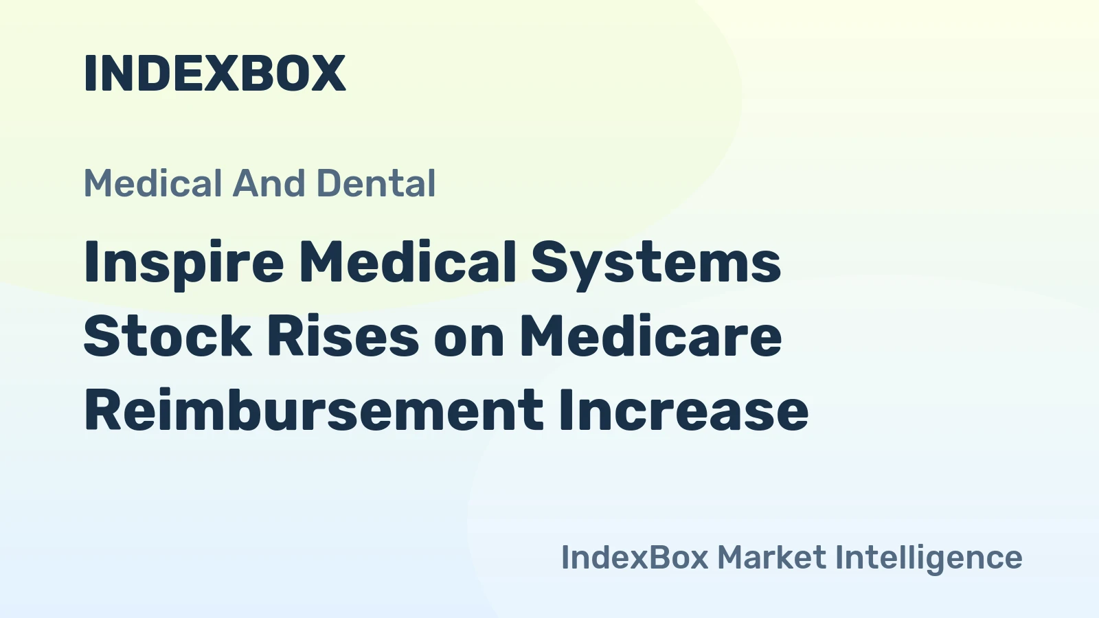 Inspire Medical Systems Stock Rises on Medicare Reimbursement Increase