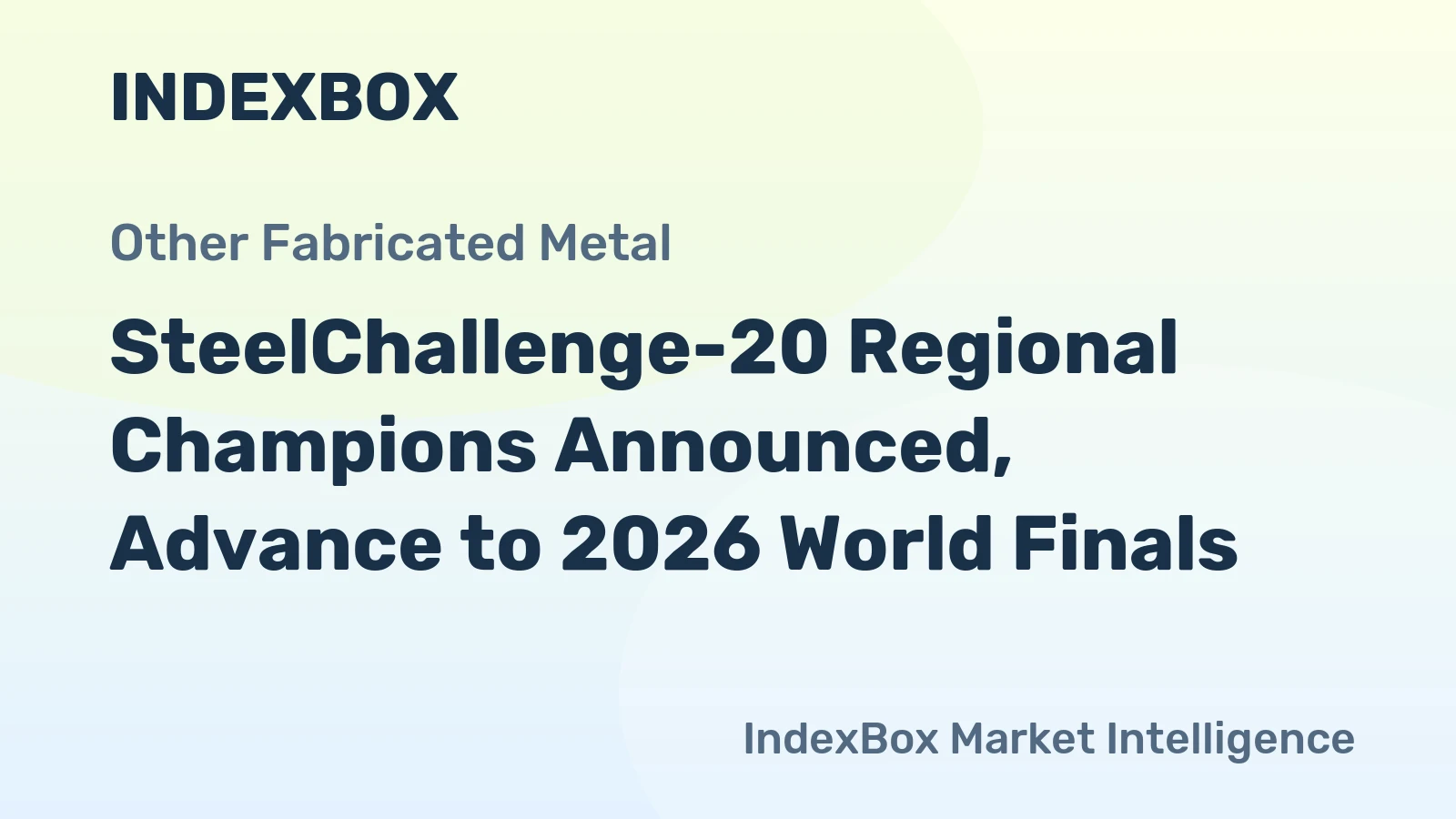 SteelChallenge-20 Regional Champions Announced, Advance to 2026 World Finals