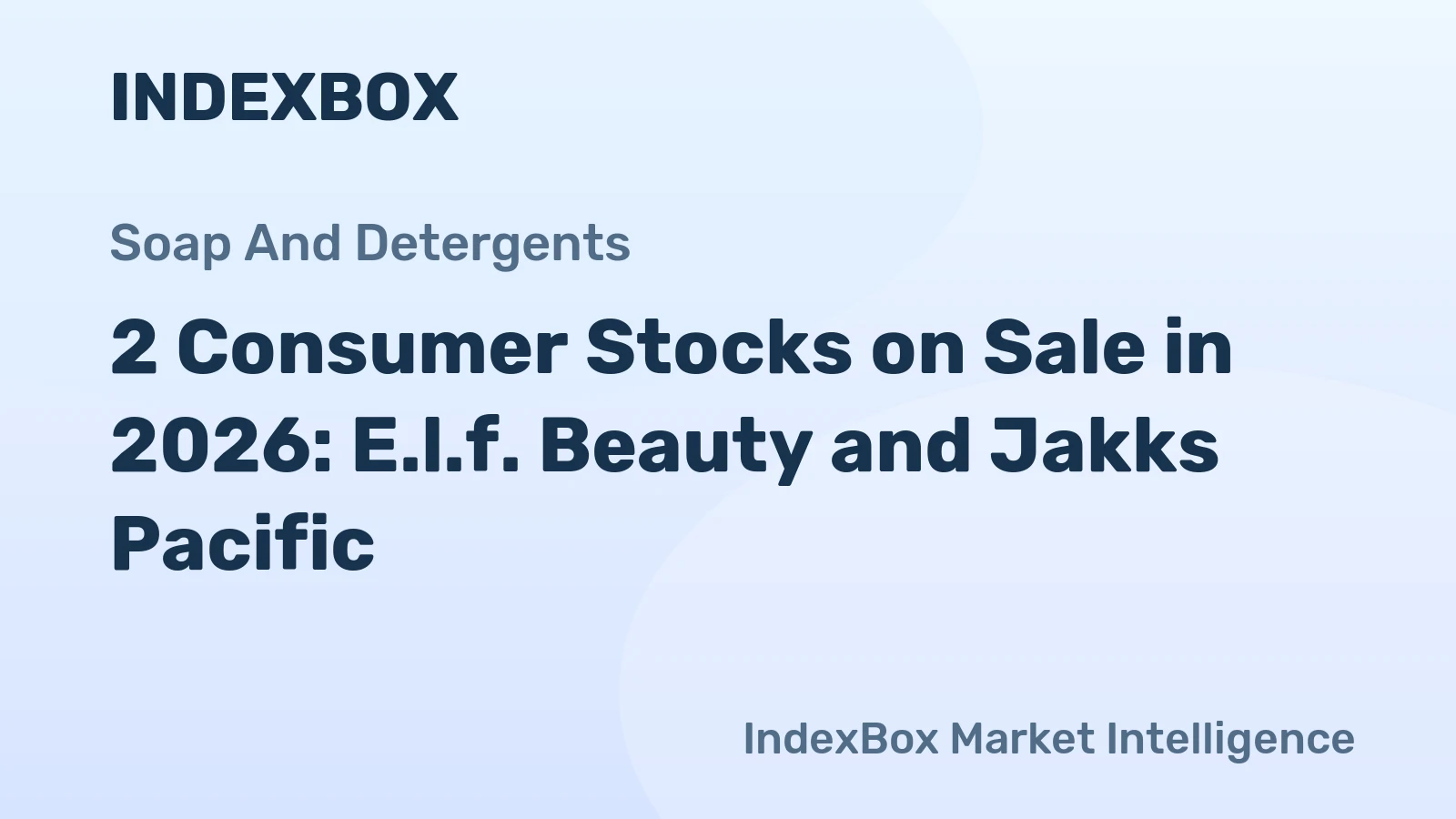 2 Consumer Stocks on Sale in 2026: E.l.f. Beauty and Jakks Pacific