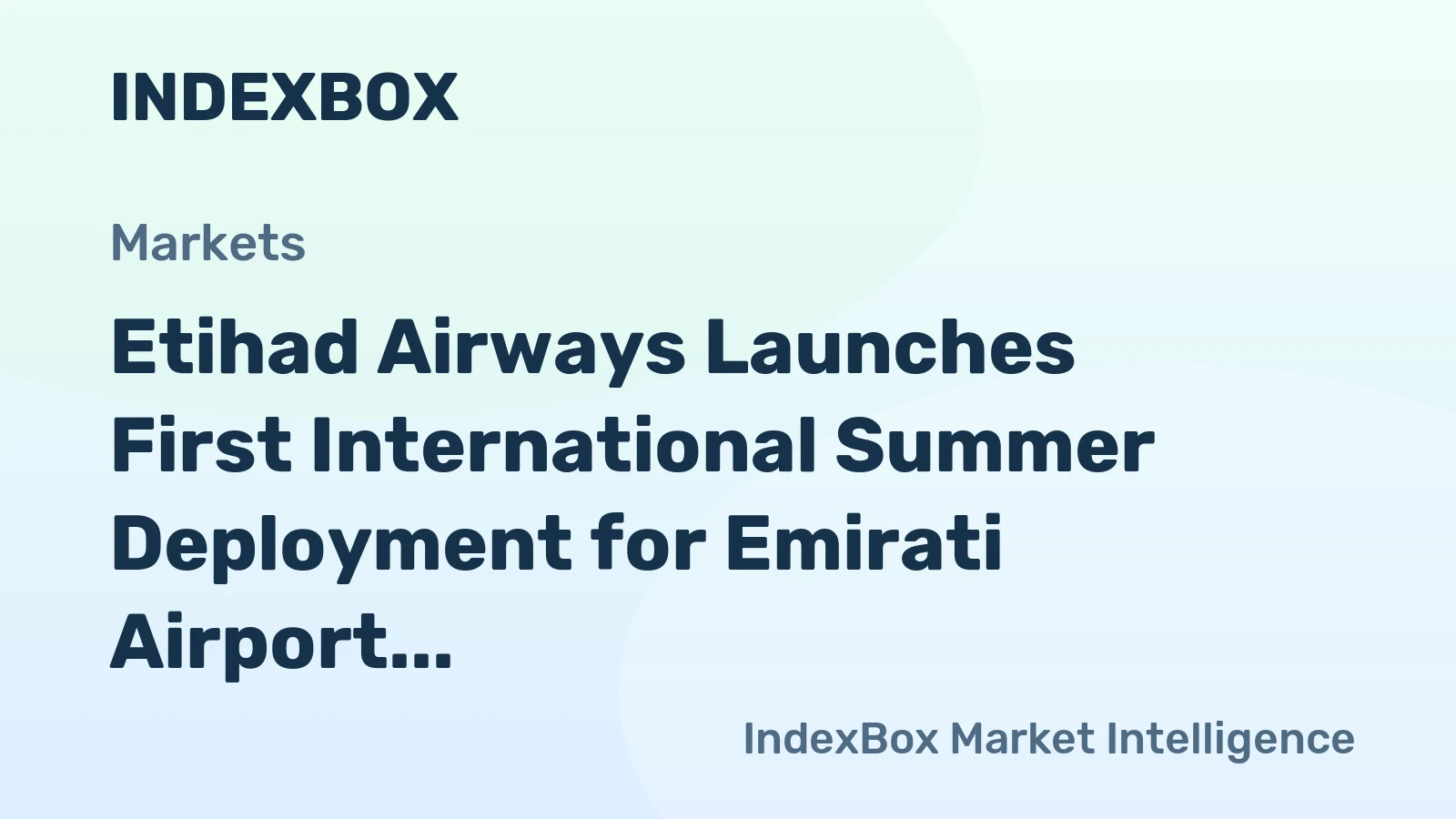 Etihad Airways Launches First International Summer Deployment for Emirati Airport Trainees