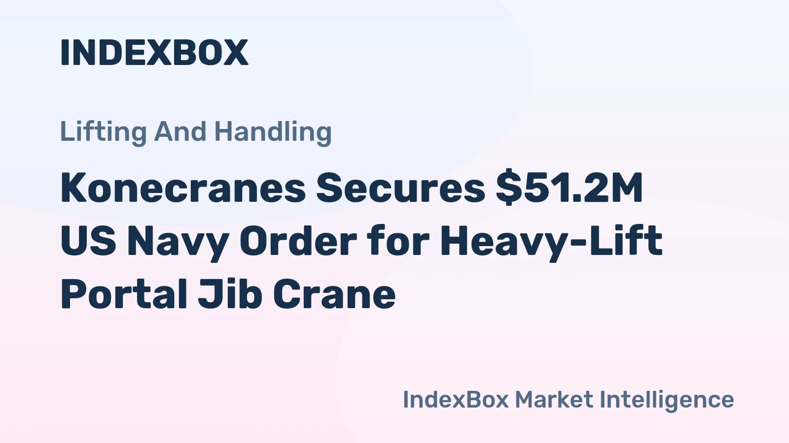 Konecranes Secures $51.2M US Navy Order for Heavy-Lift Portal Jib Crane