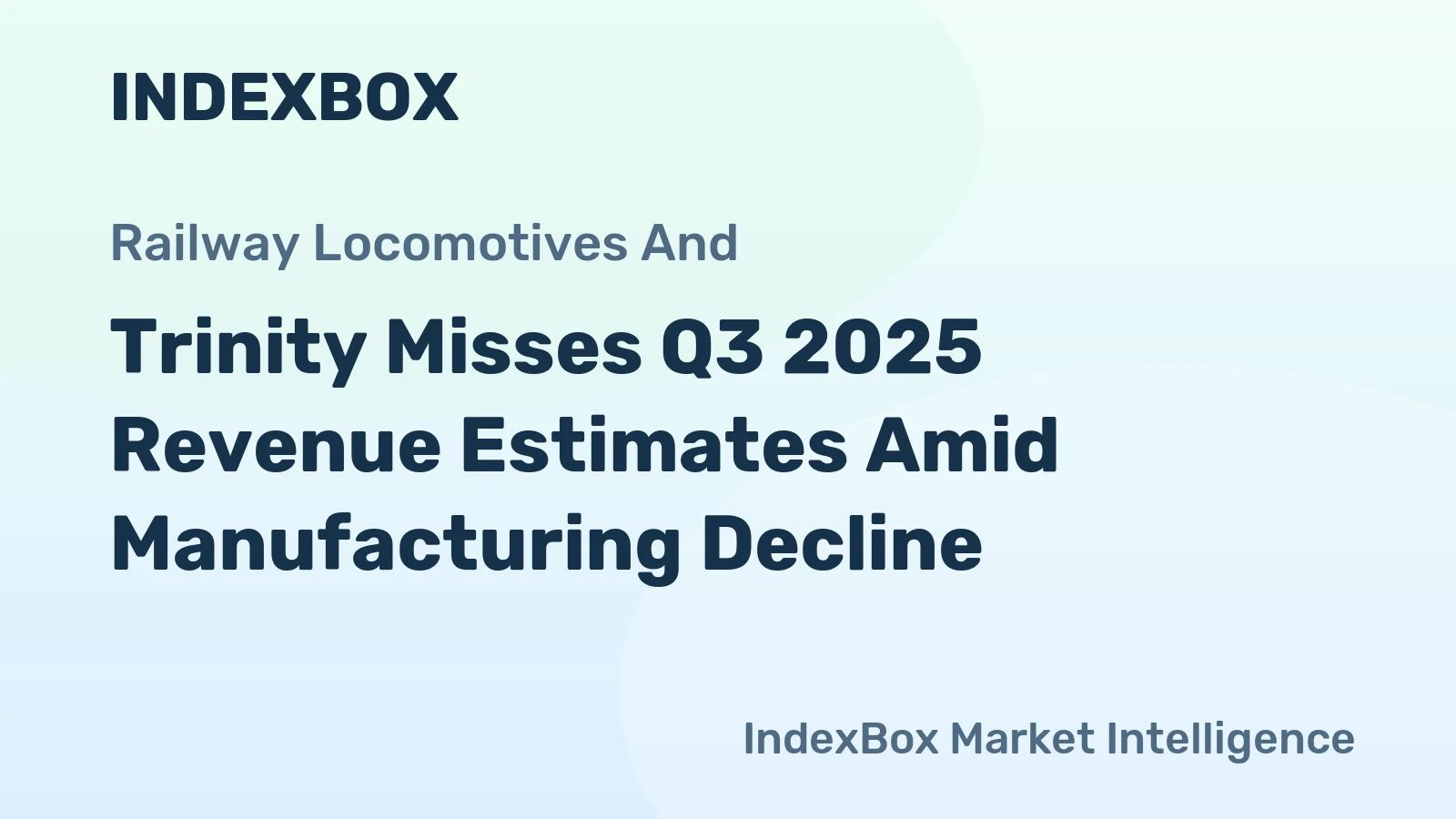 Trinity Misses Q3 2025 Revenue Estimates Amid Manufacturing Decline