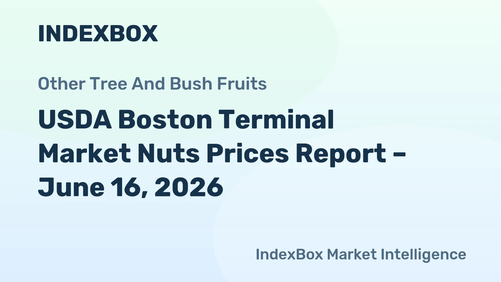 USDA Boston Terminal Market Nuts Prices Report – June 16, 2026