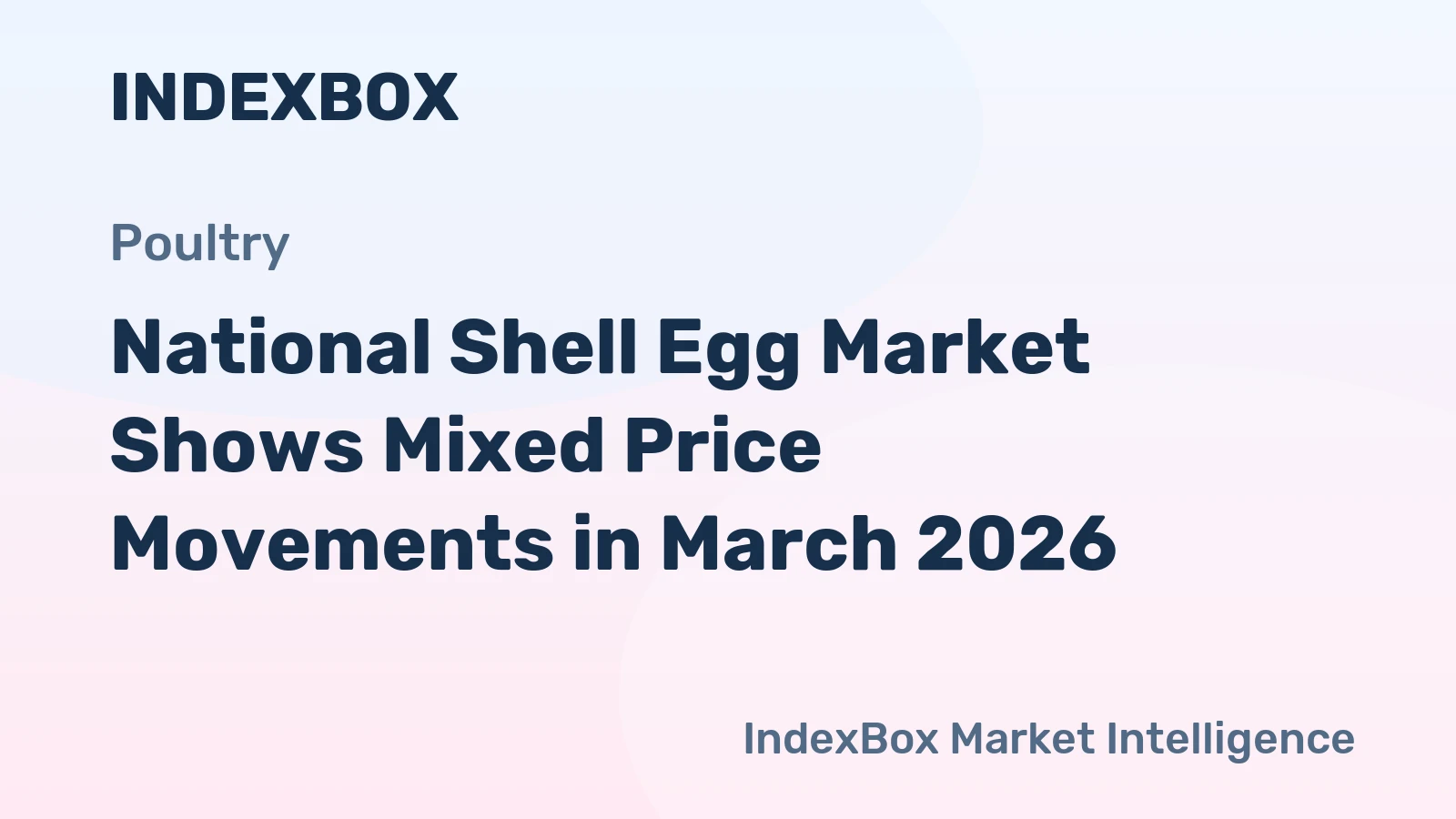 National Shell Egg Market Shows Mixed Price Movements in March 2026