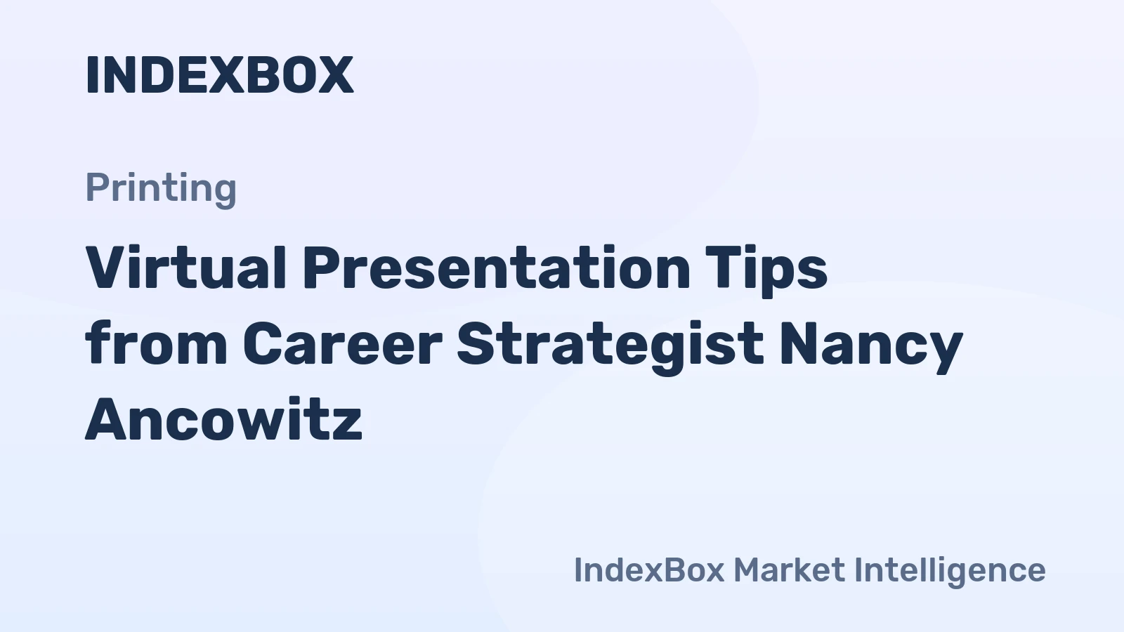 Virtual Presentation Tips from Career Strategist Nancy Ancowitz