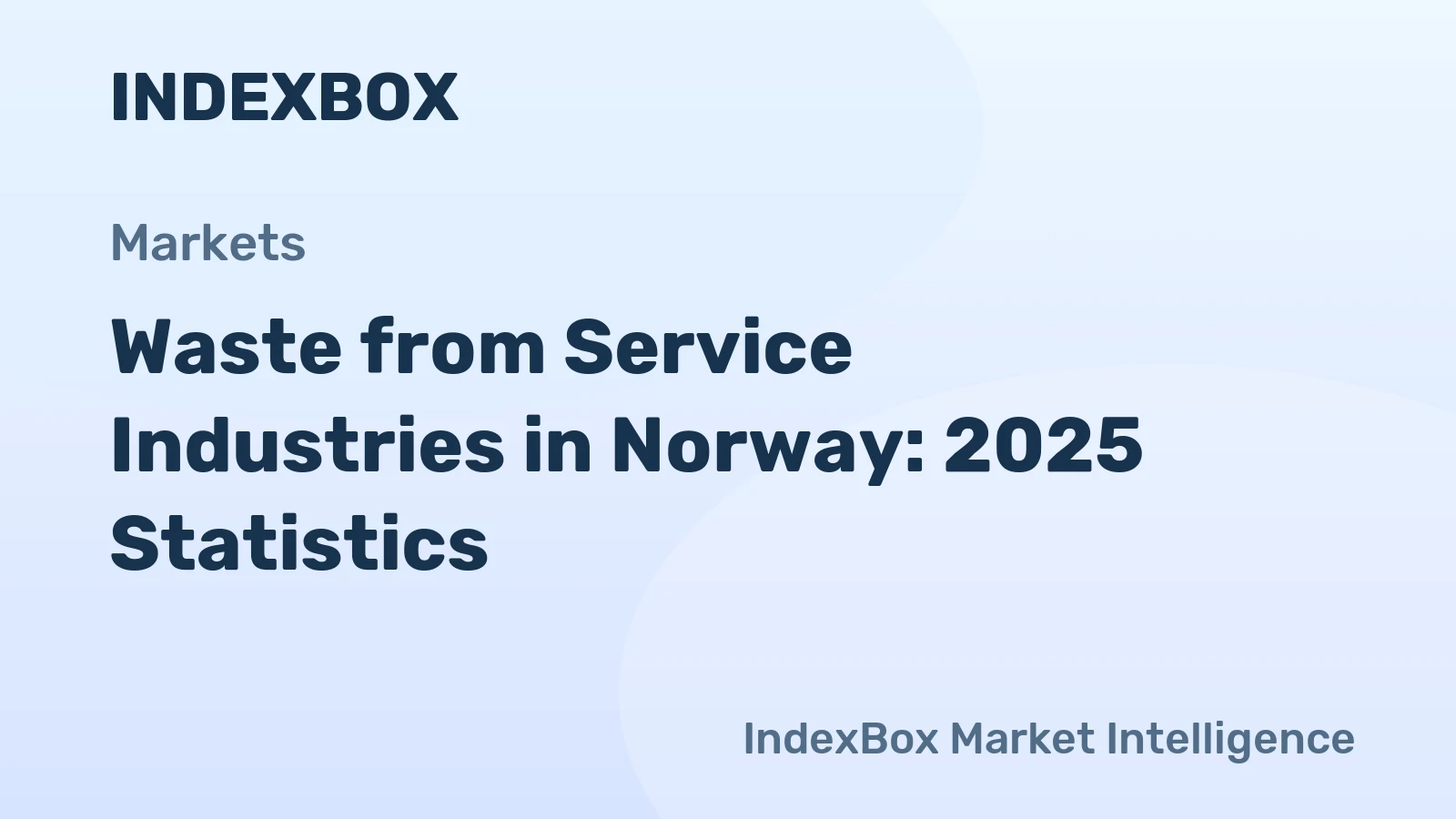Waste from Service Industries in Norway: 2025 Statistics