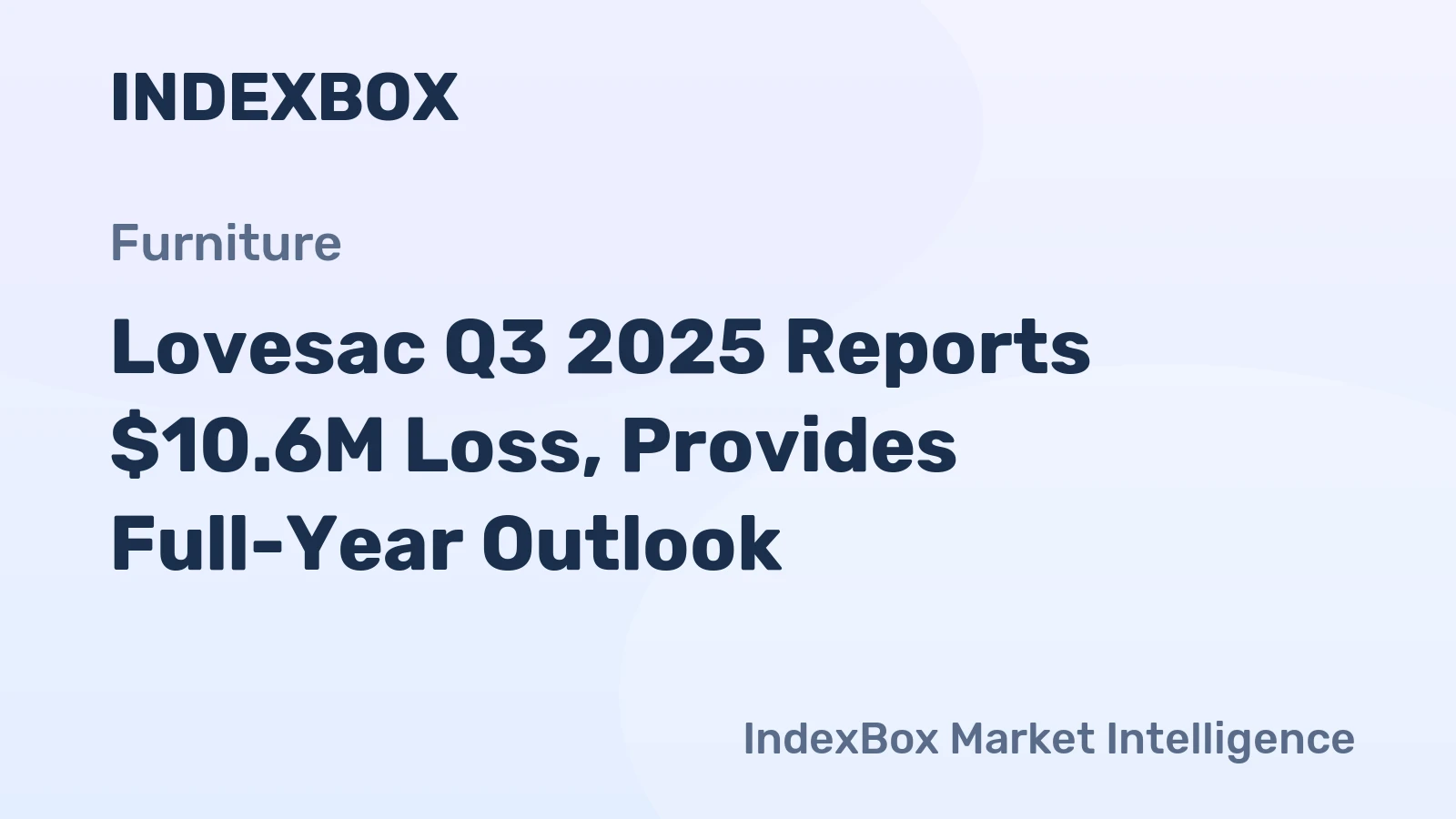 Lovesac Q3 2025 Reports $10.6M Loss, Provides Full-Year Outlook