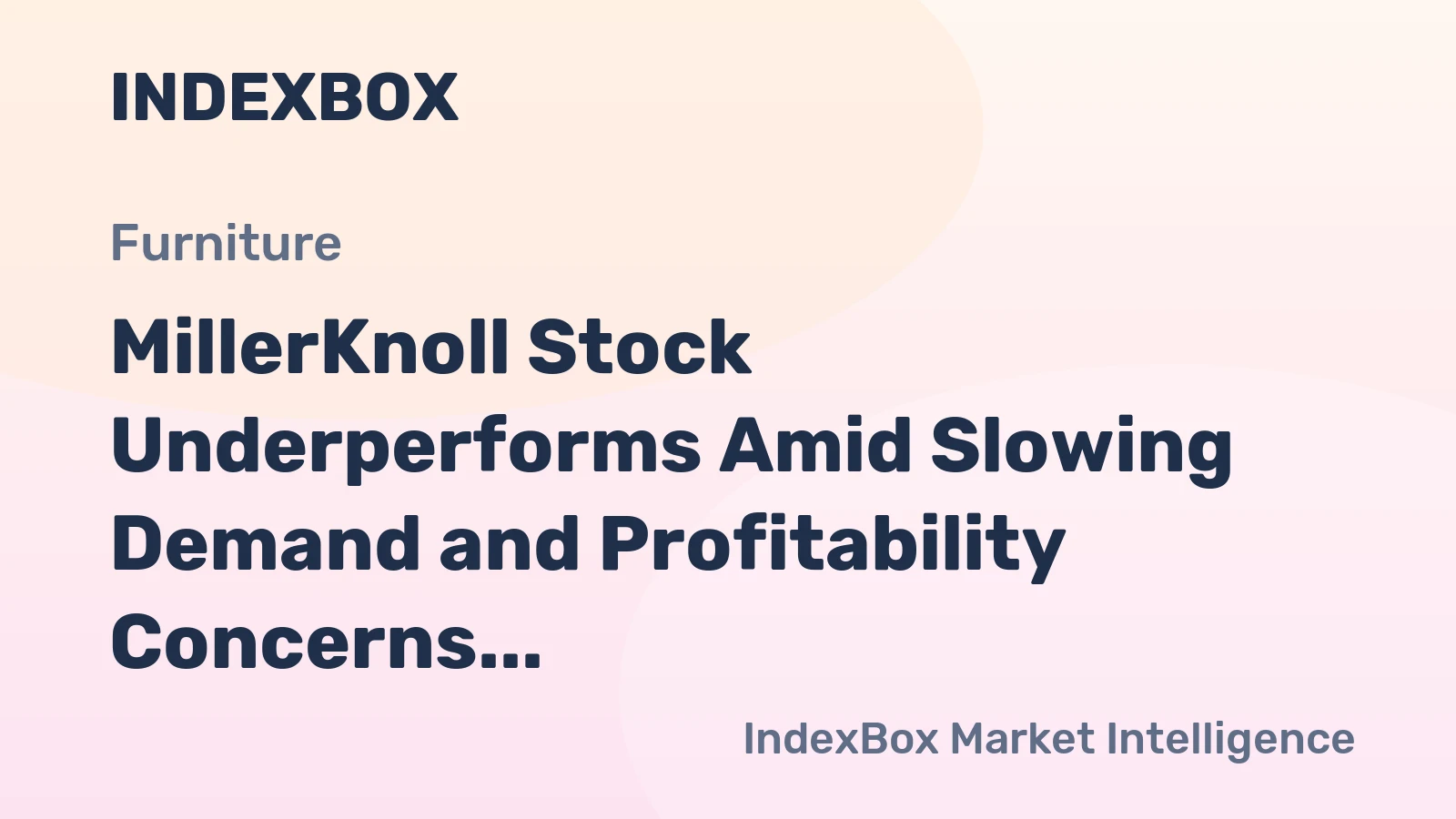 MillerKnoll Stock Underperforms Amid Slowing Demand and Profitability Concerns