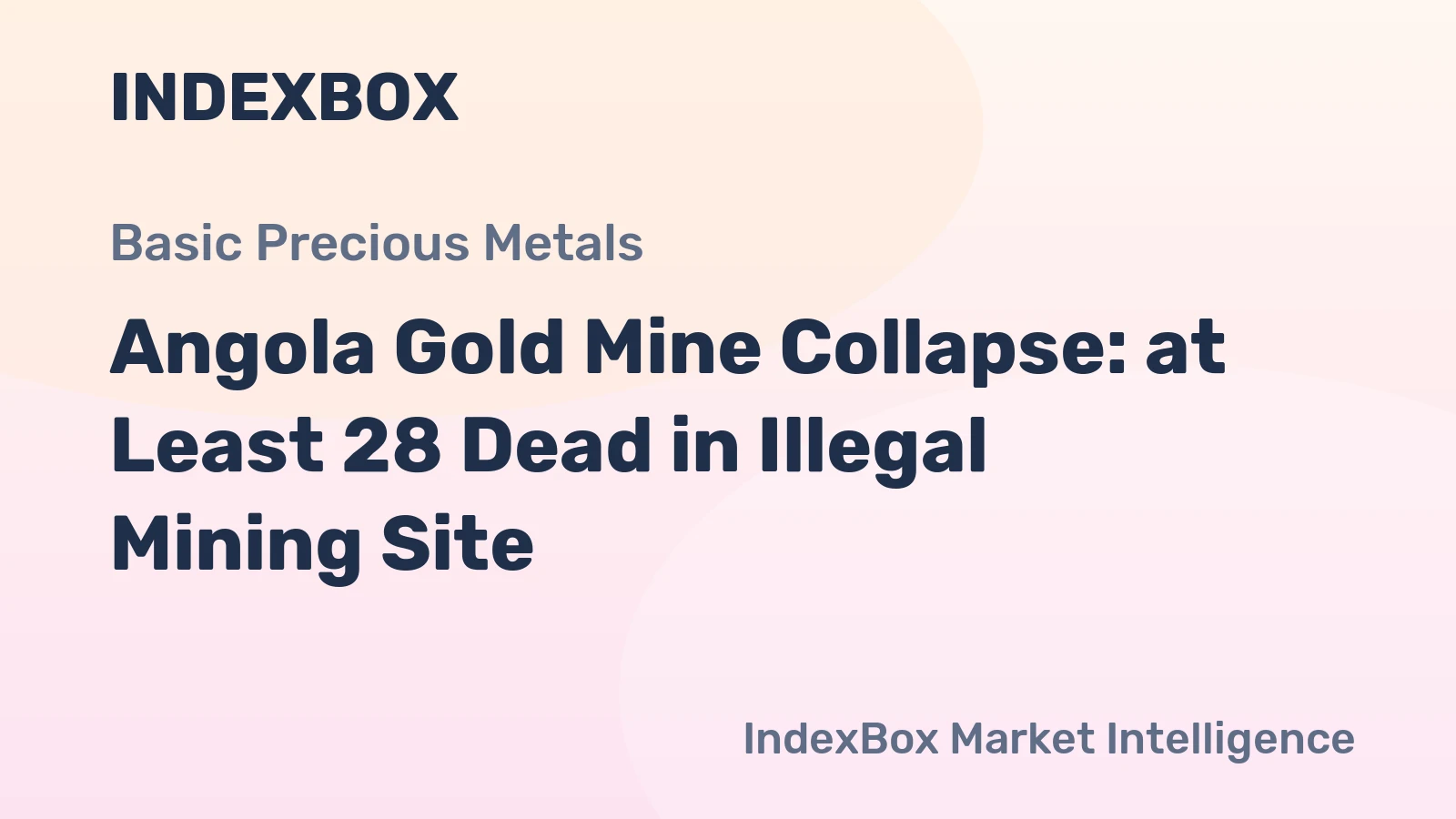 Angola Gold Mine Collapse: at Least 28 Dead in Illegal Mining Site