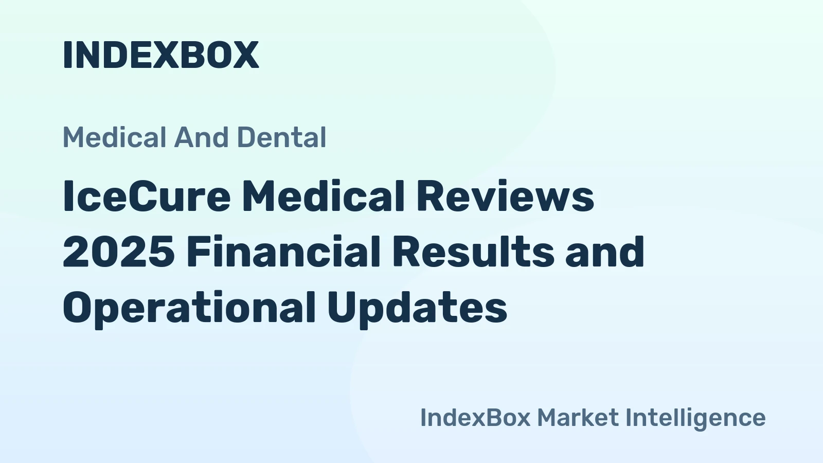 IceCure Medical Reviews 2025 Financial Results and Operational Updates