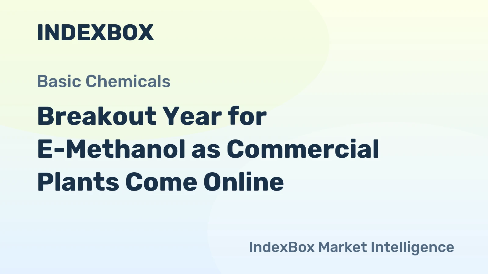 Breakout Year for E-Methanol as Commercial Plants Come Online