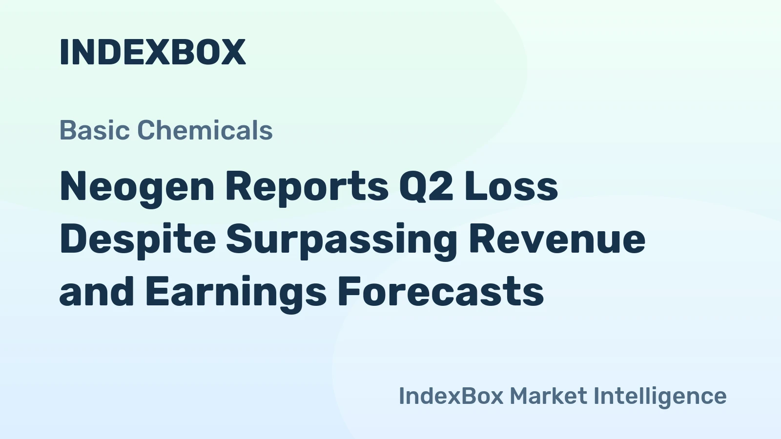 Neogen Reports Q2 Loss Despite Surpassing Revenue and Earnings Forecasts