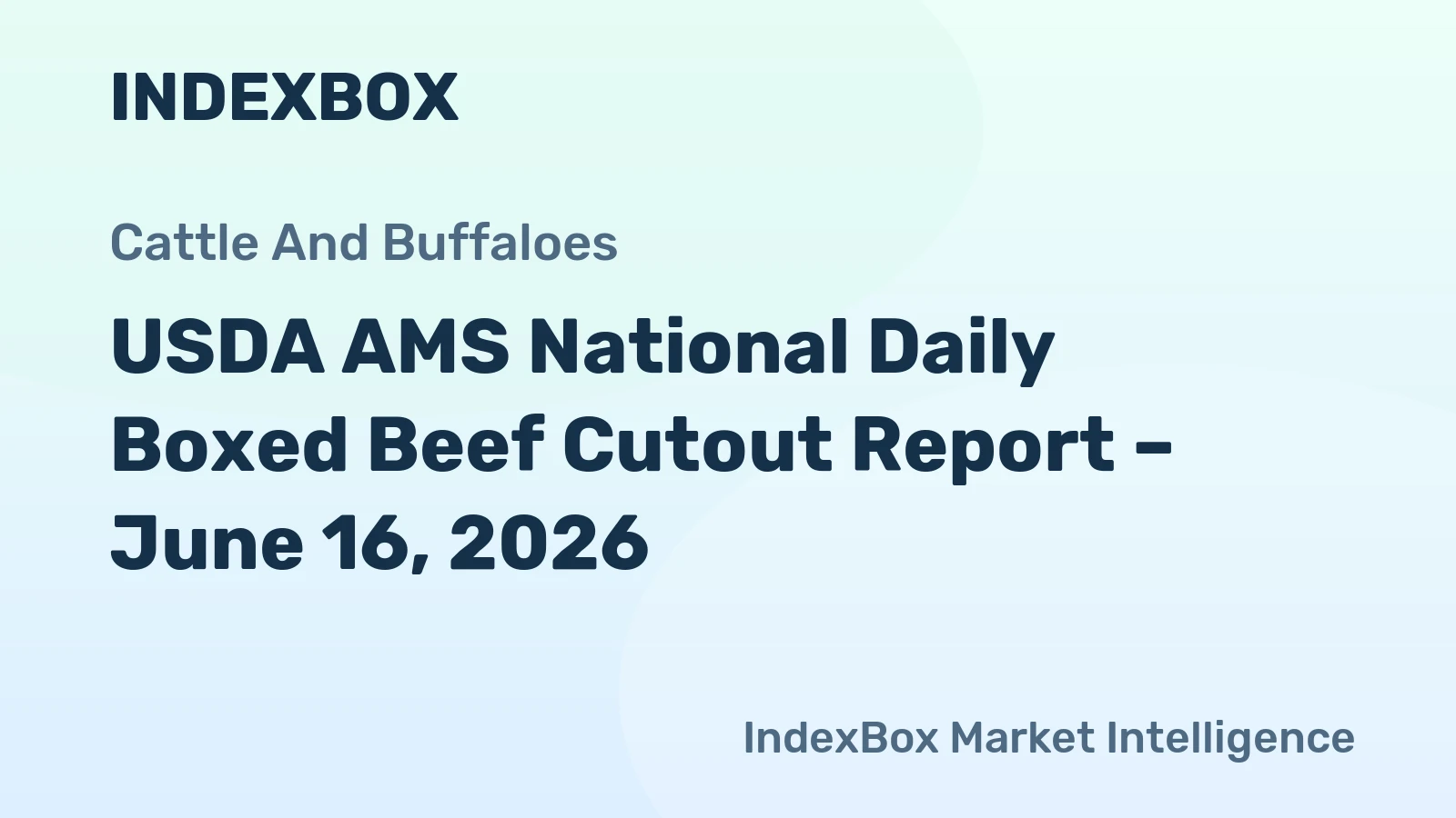 USDA AMS National Daily Boxed Beef Cutout Report – June 16, 2026