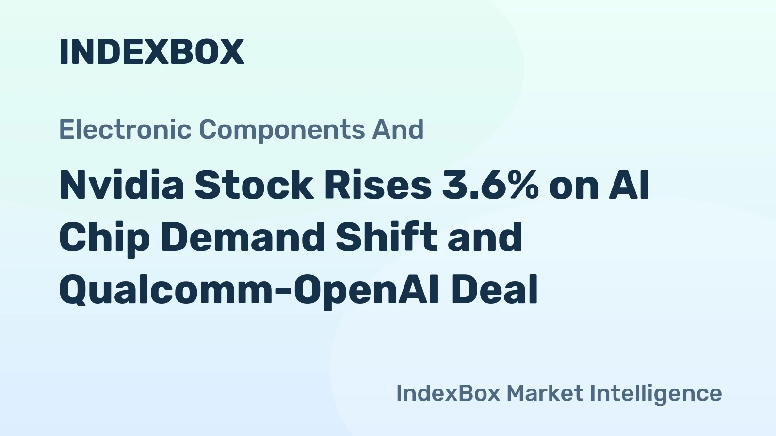 Nvidia Stock Rises 3.6% on AI Chip Demand Shift and Qualcomm-OpenAI Deal