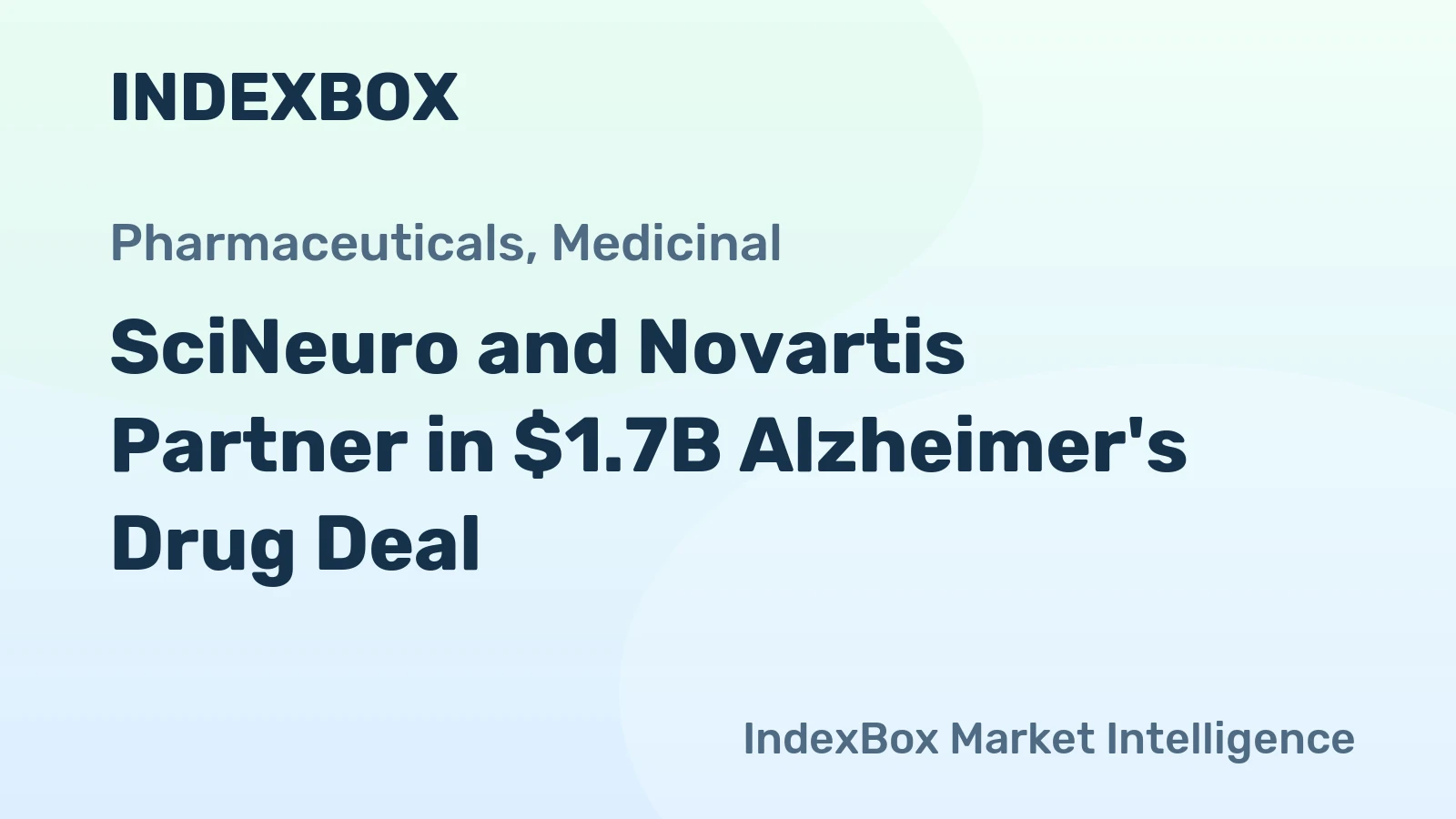 SciNeuro and Novartis Partner in $1.7B Alzheimer's Drug Deal