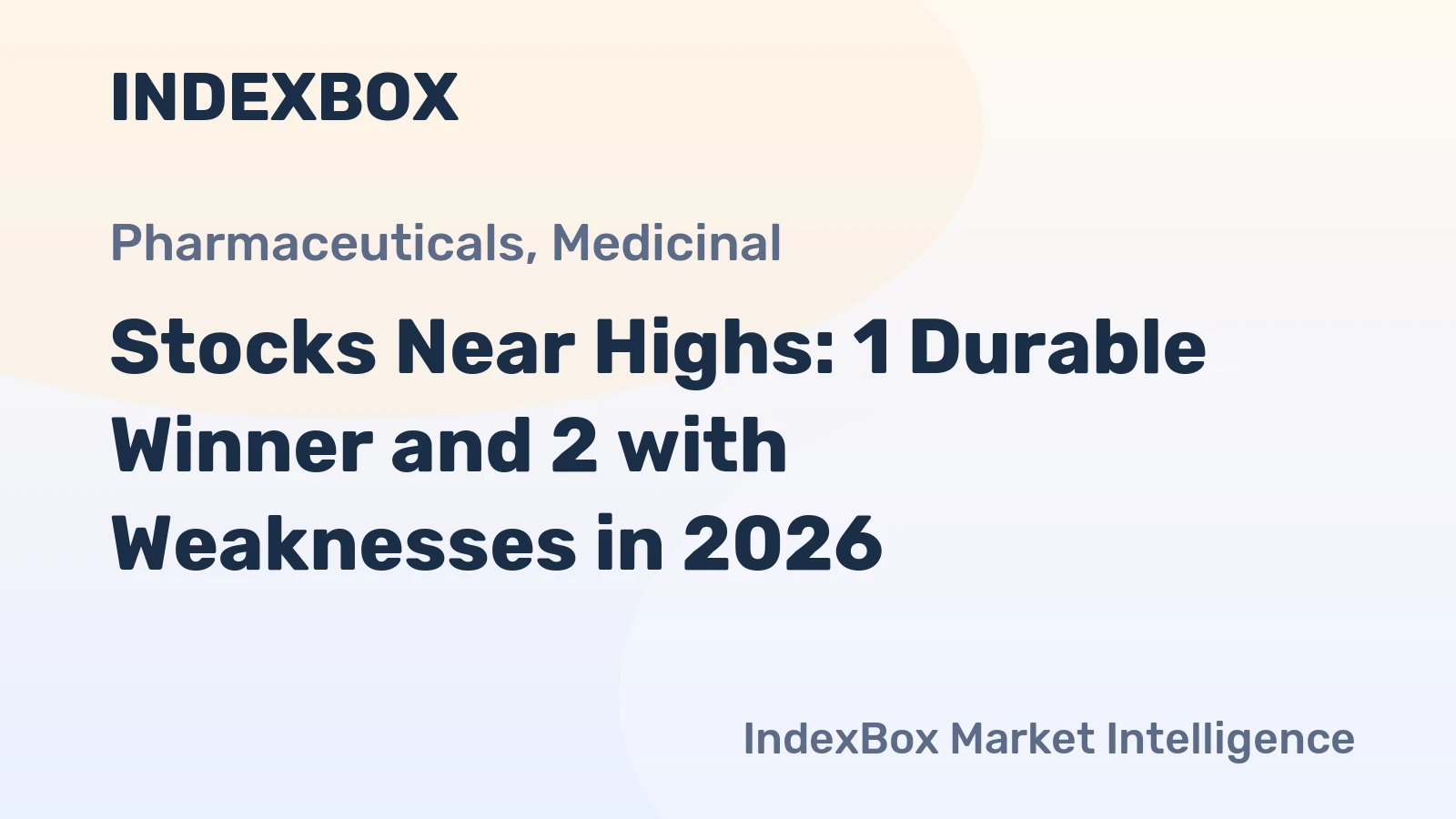 Stocks Near Highs: 1 Durable Winner and 2 with Weaknesses in 2026